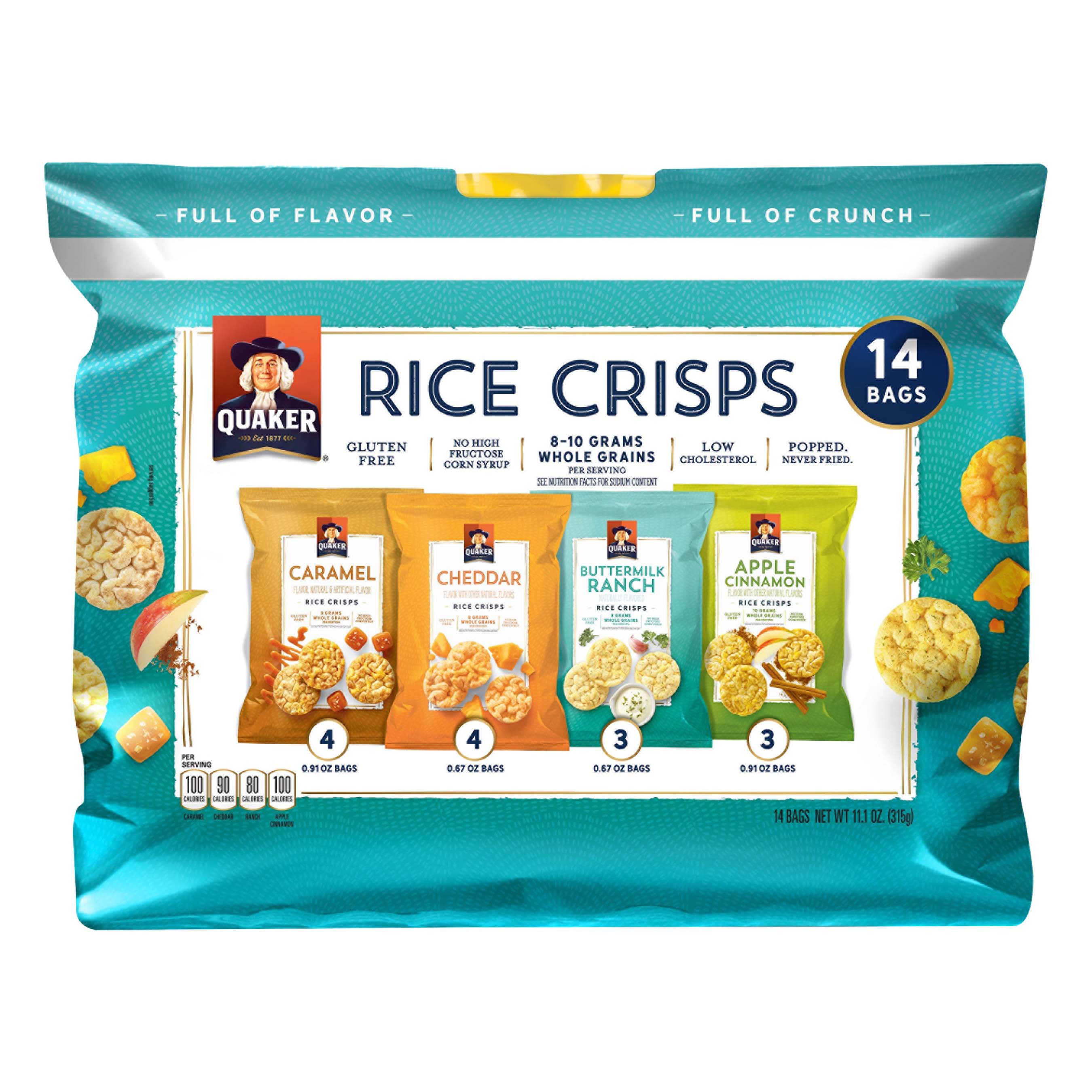 Quaker Rice Crisps Sweet And Savory Mix - Shop Rice cakes at H-E-B