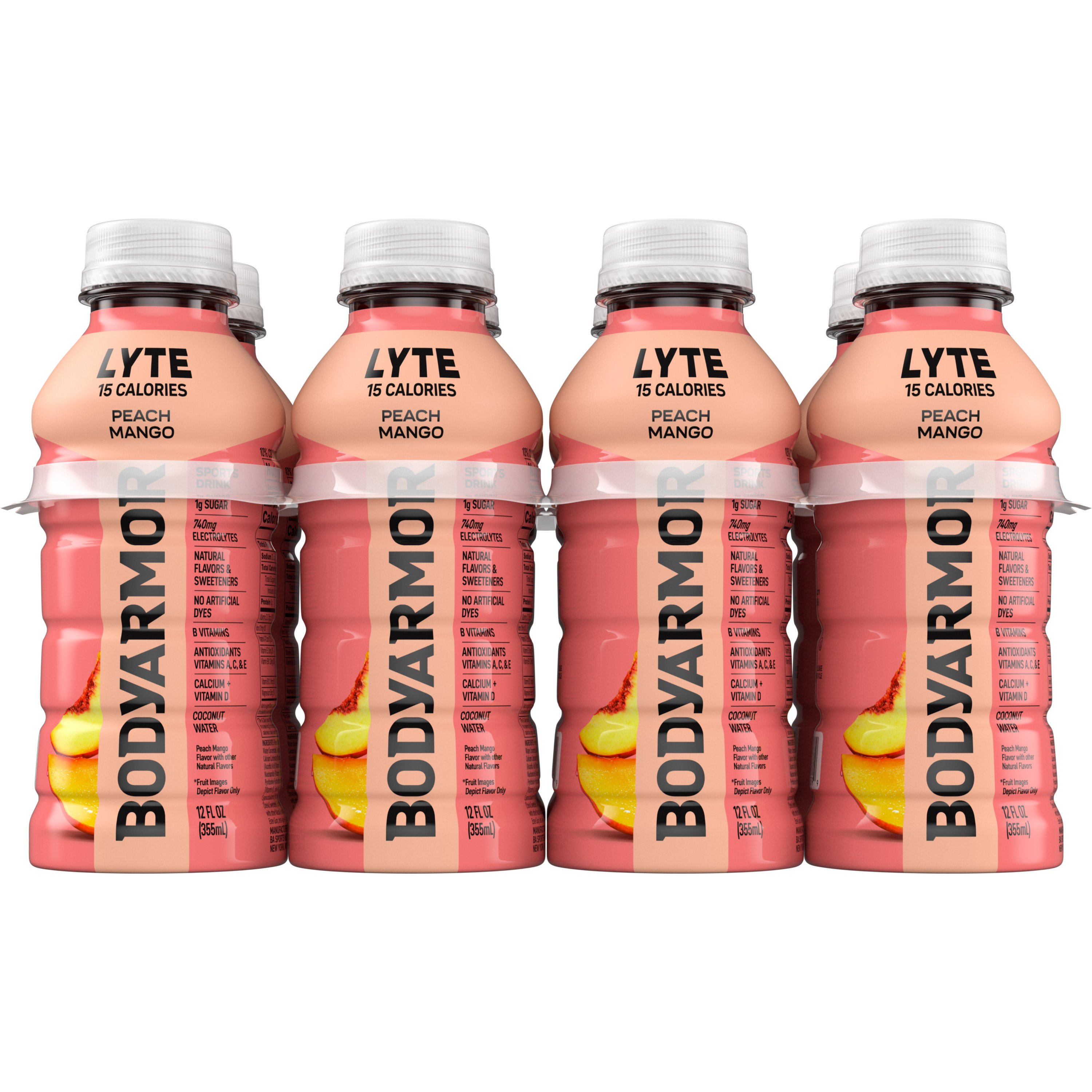 BODYARMOR Lyte Sports Drink 8 pk Bottles - Peach Mango - Shop Sports ...