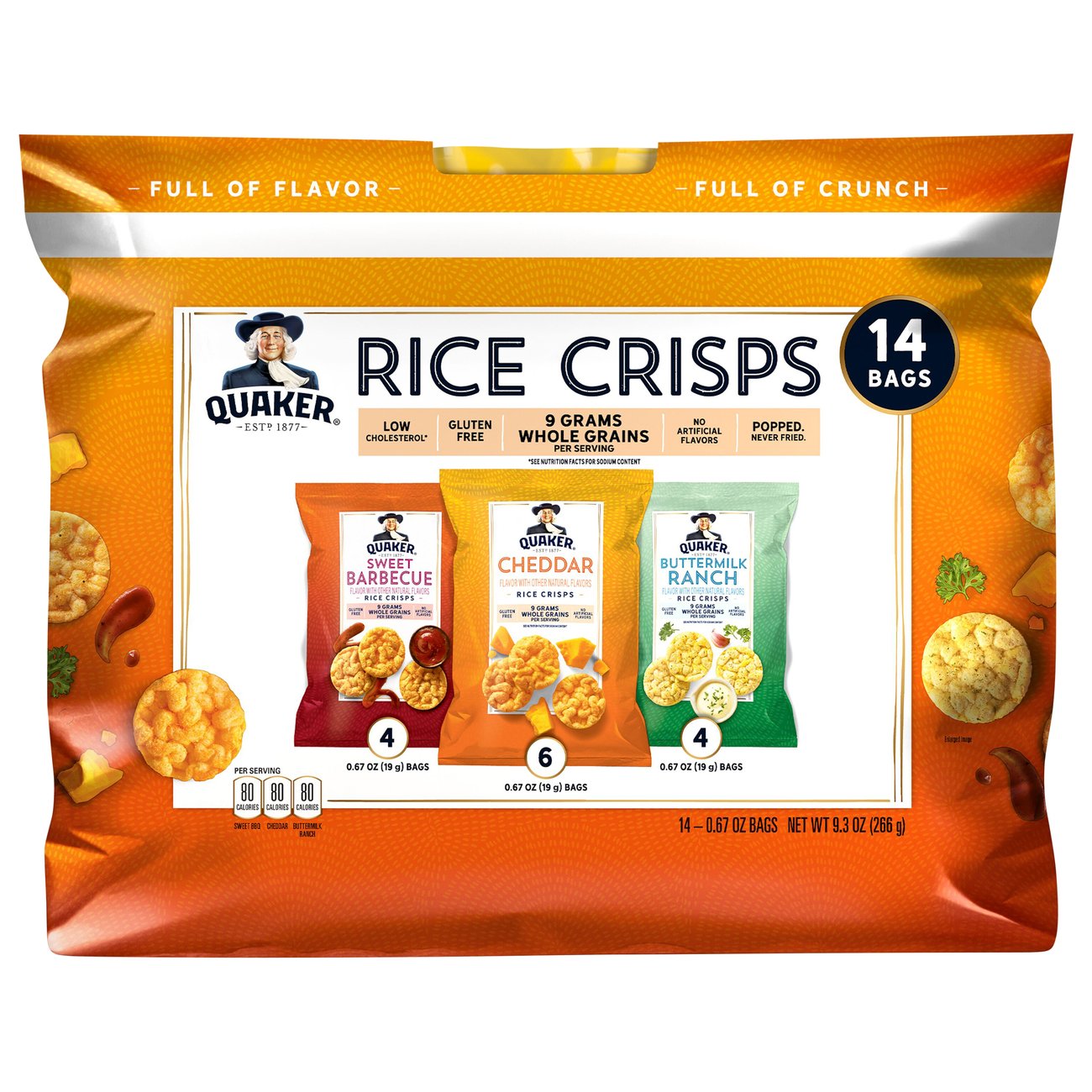 Quaker Variety Pack Rice Crisps - Shop Rice Cakes at H-E-B