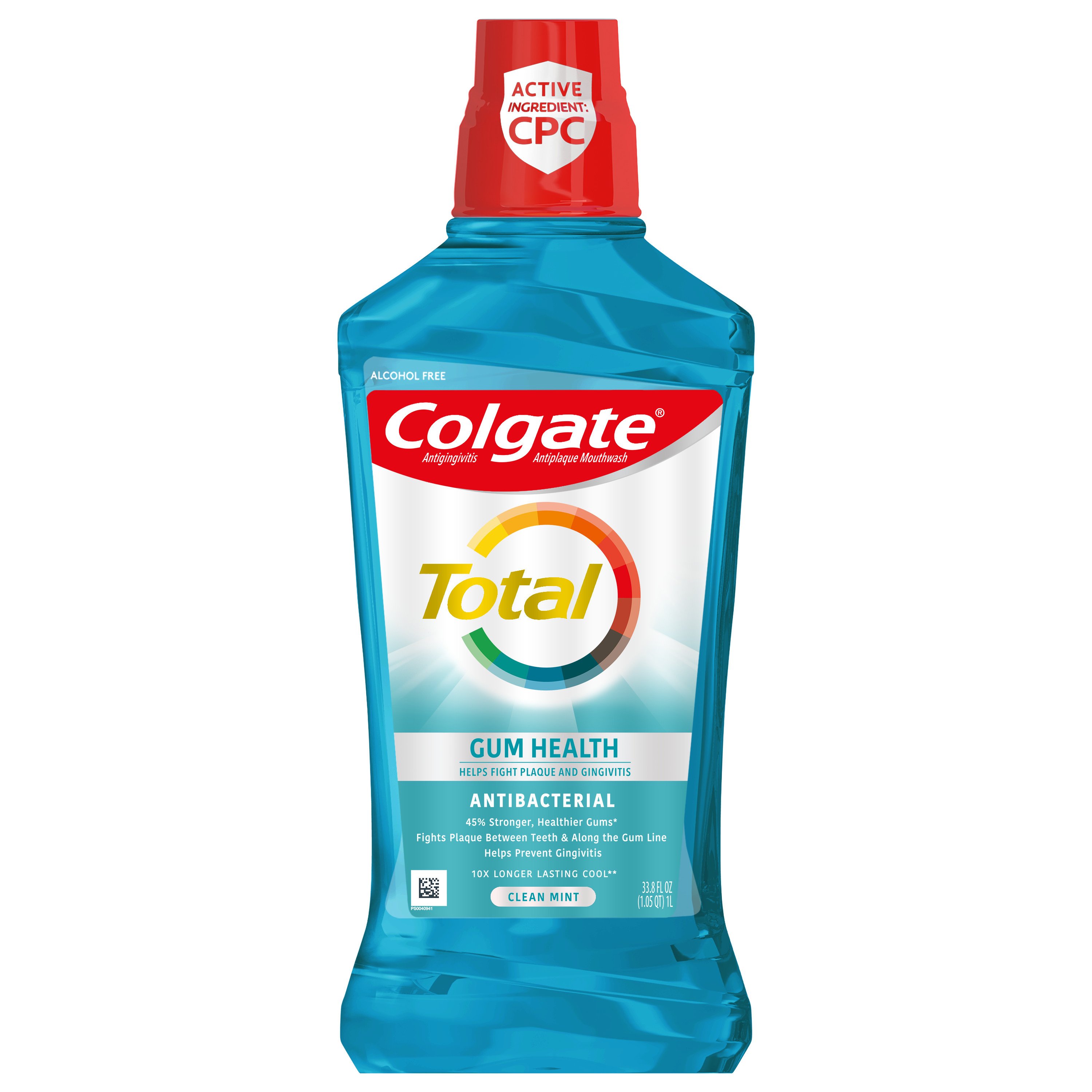Colgate Total Gum Health Antibacterial Mouthwash - Clean Mint - Shop ...