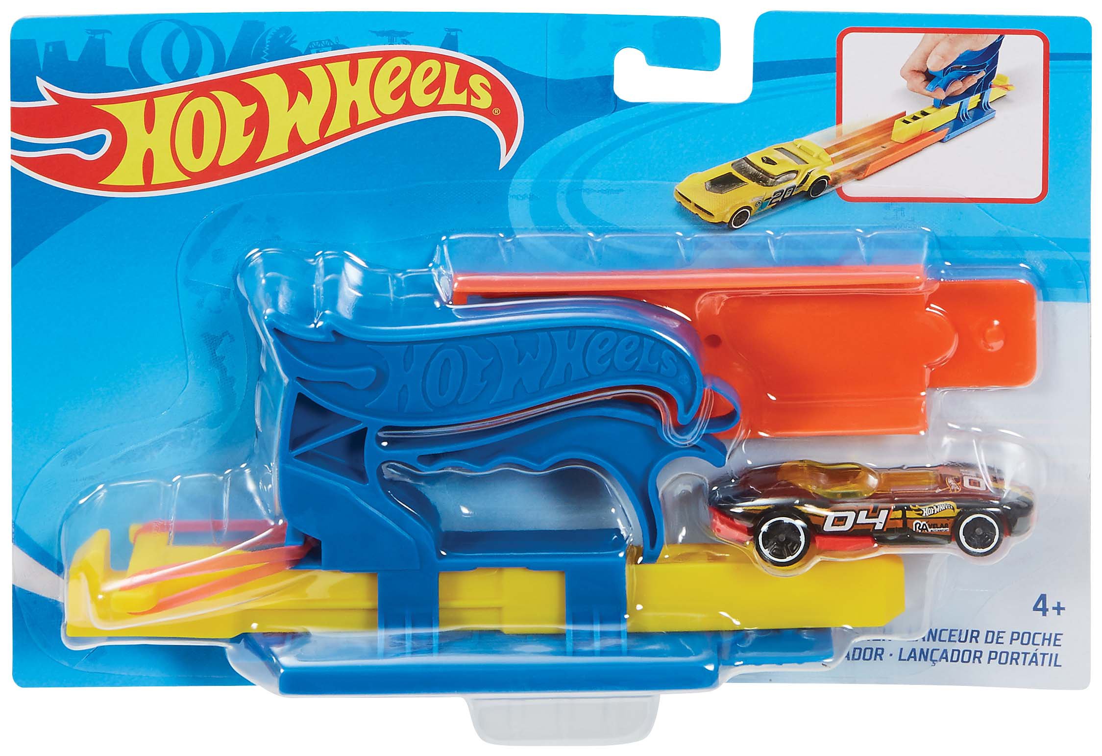 Mattel Hot Wheels Pocket launcher & Car Assorted - Shop Toy Vehicles at ...
