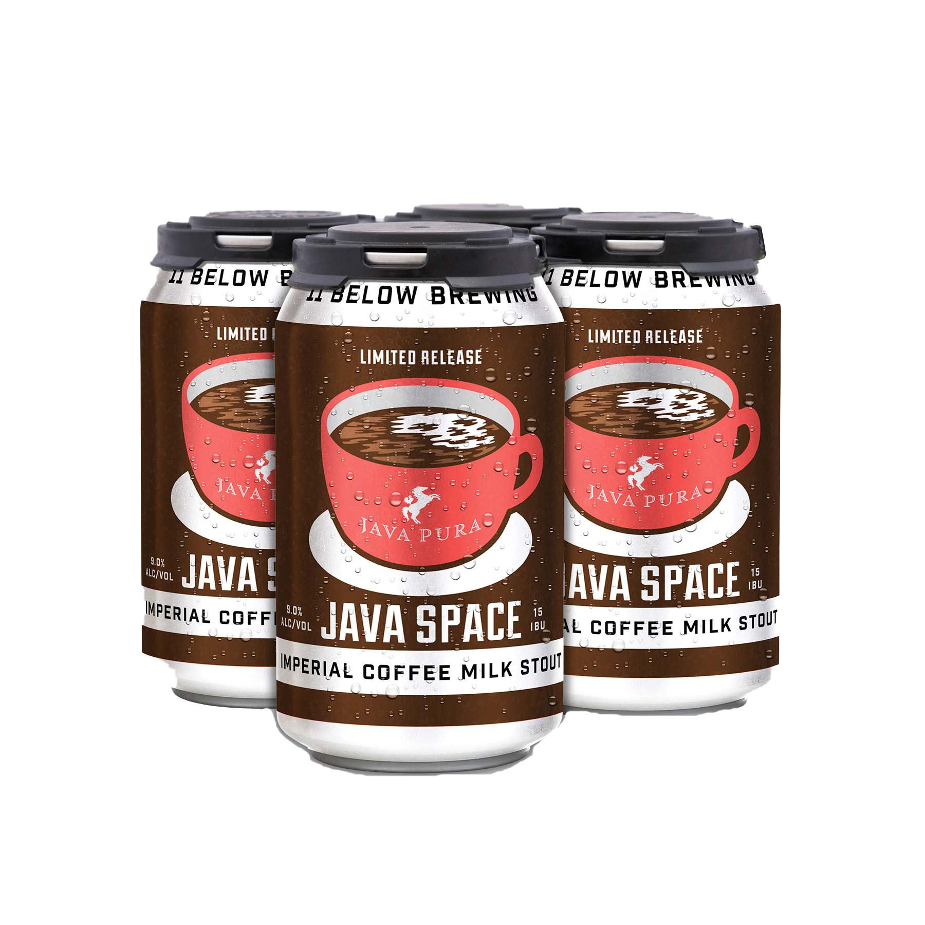 11 Below Brewing Java Space Imperial Stout 4 pk Cans - Shop Beer at H-E-B