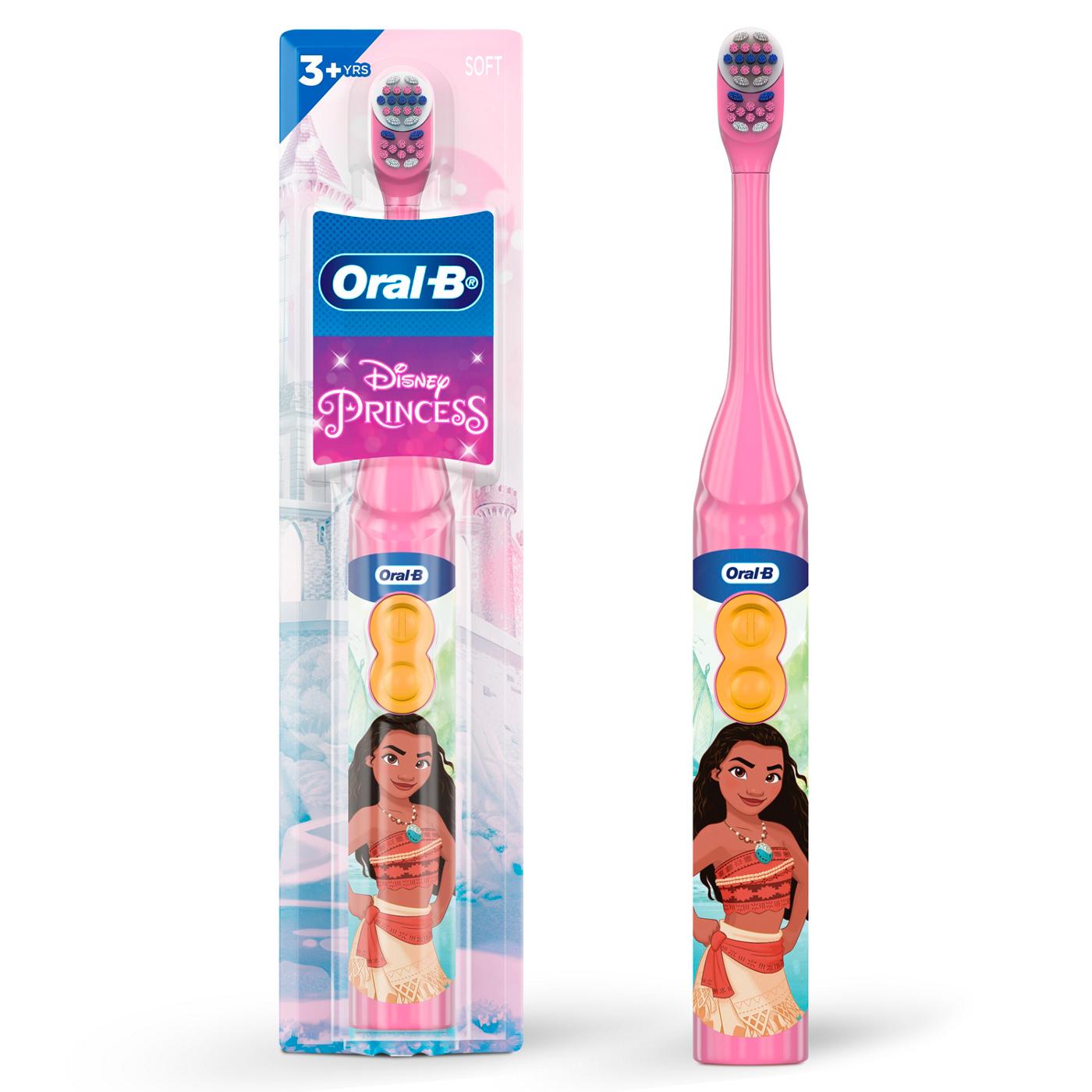 Oral-B Kids Disney Princess Characters Battery Power Toothbrush - Soft ...