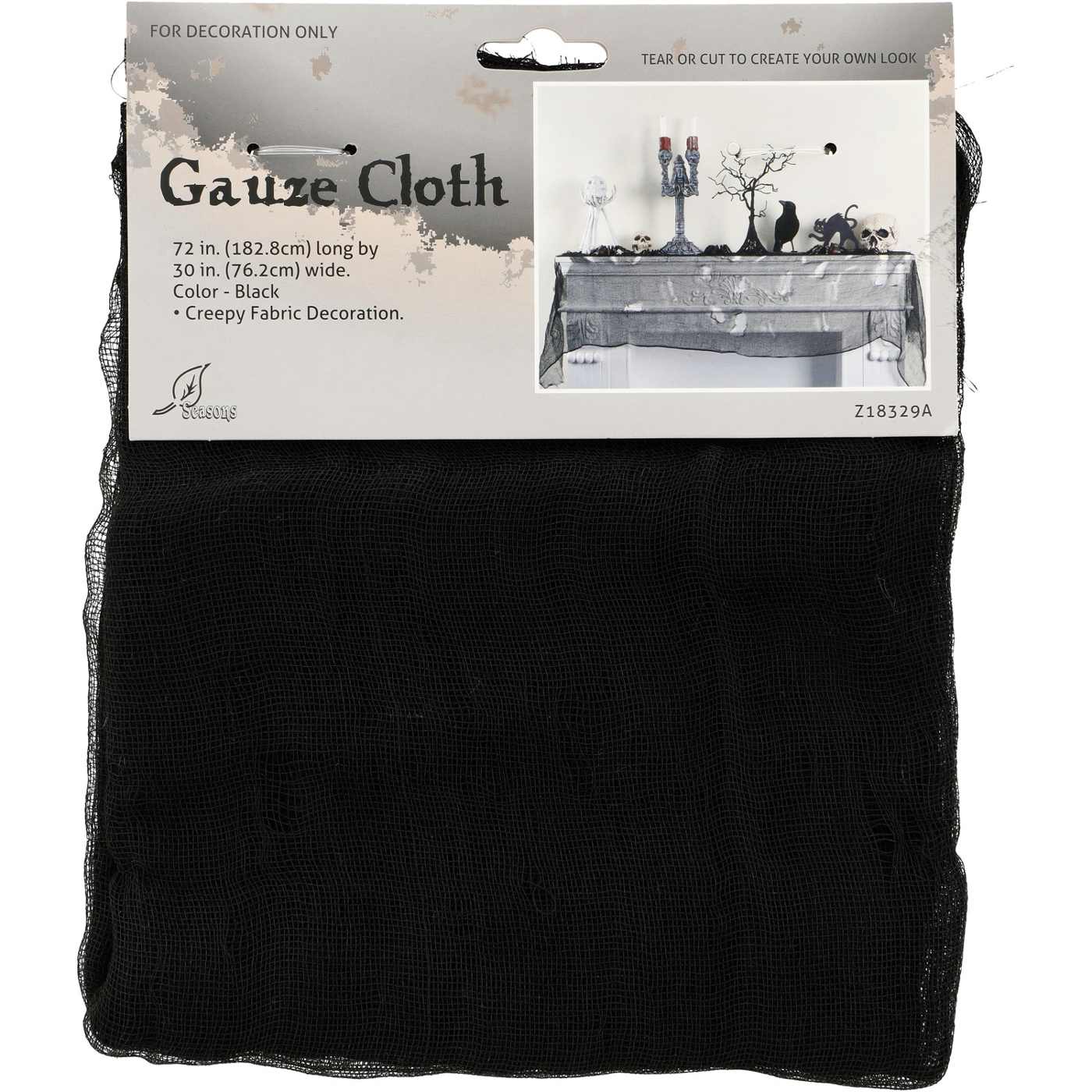Seasons Gauze Cloth Creepy Fabric Halloween Decor - Assorted - Shop ...