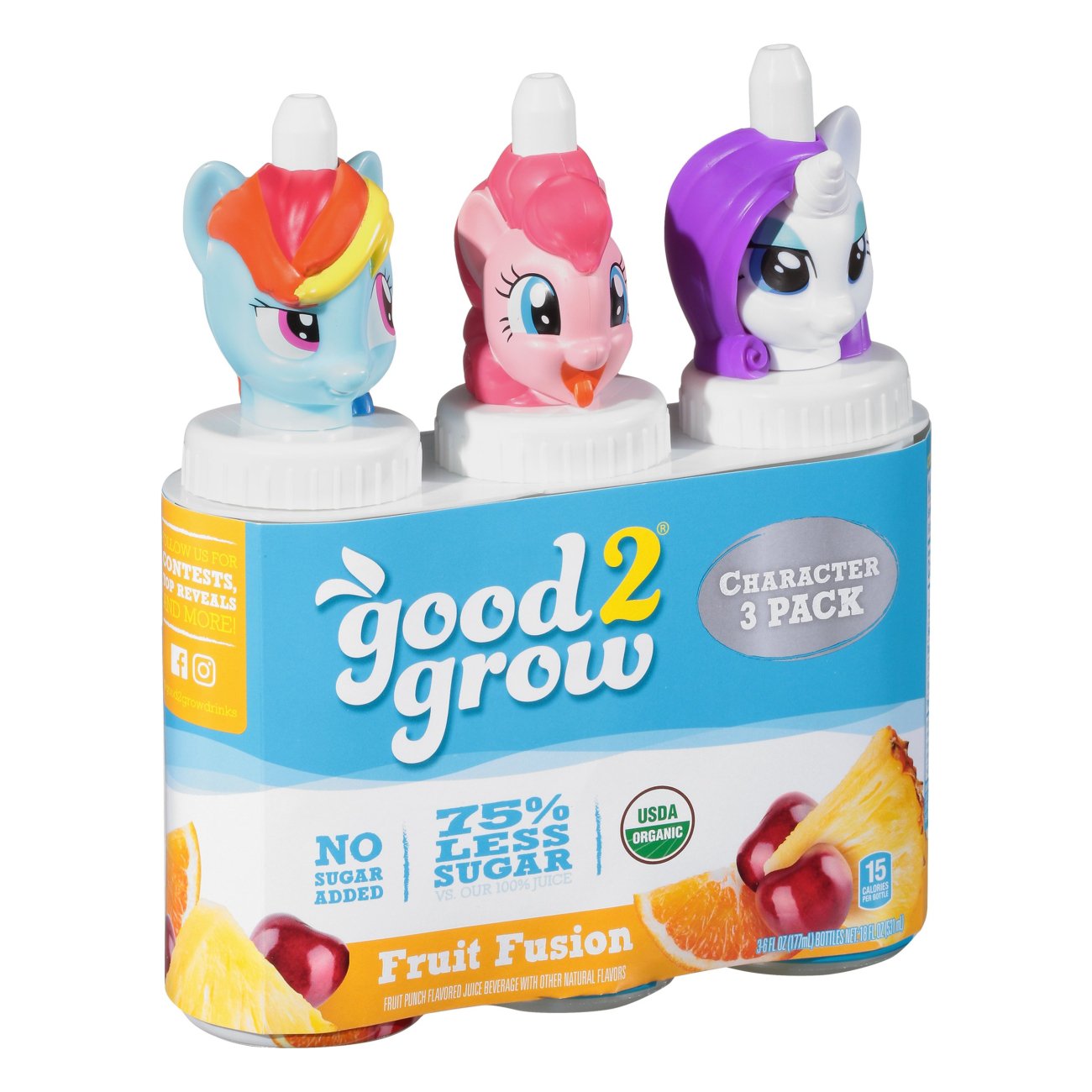 good2grow Organic Fruit Fusion Juice 3 pk Bottles - Shop Juice at H-E-B