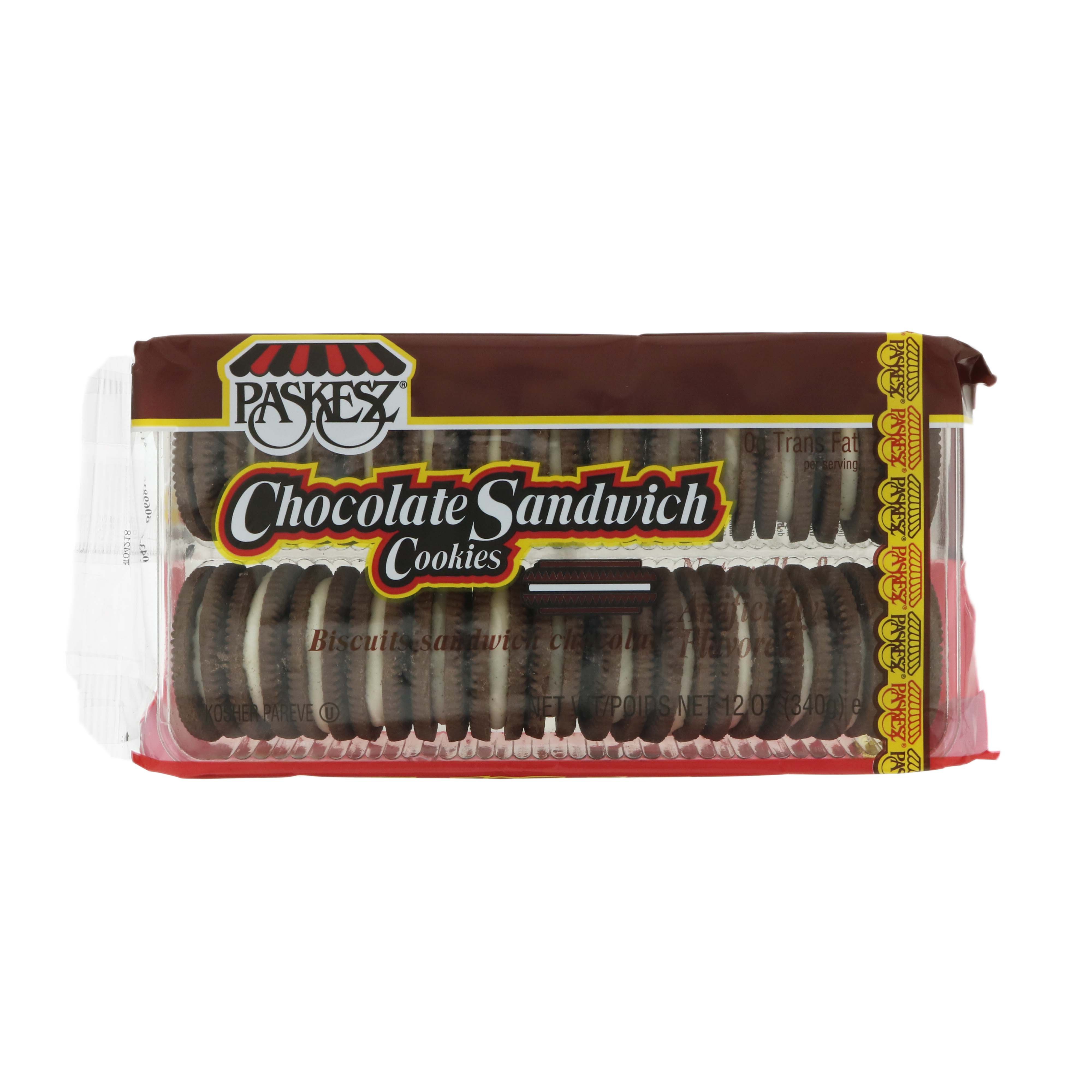 Paskesz Kosher Chocolate Sandwich Cookies - Shop Cookies at H-E-B