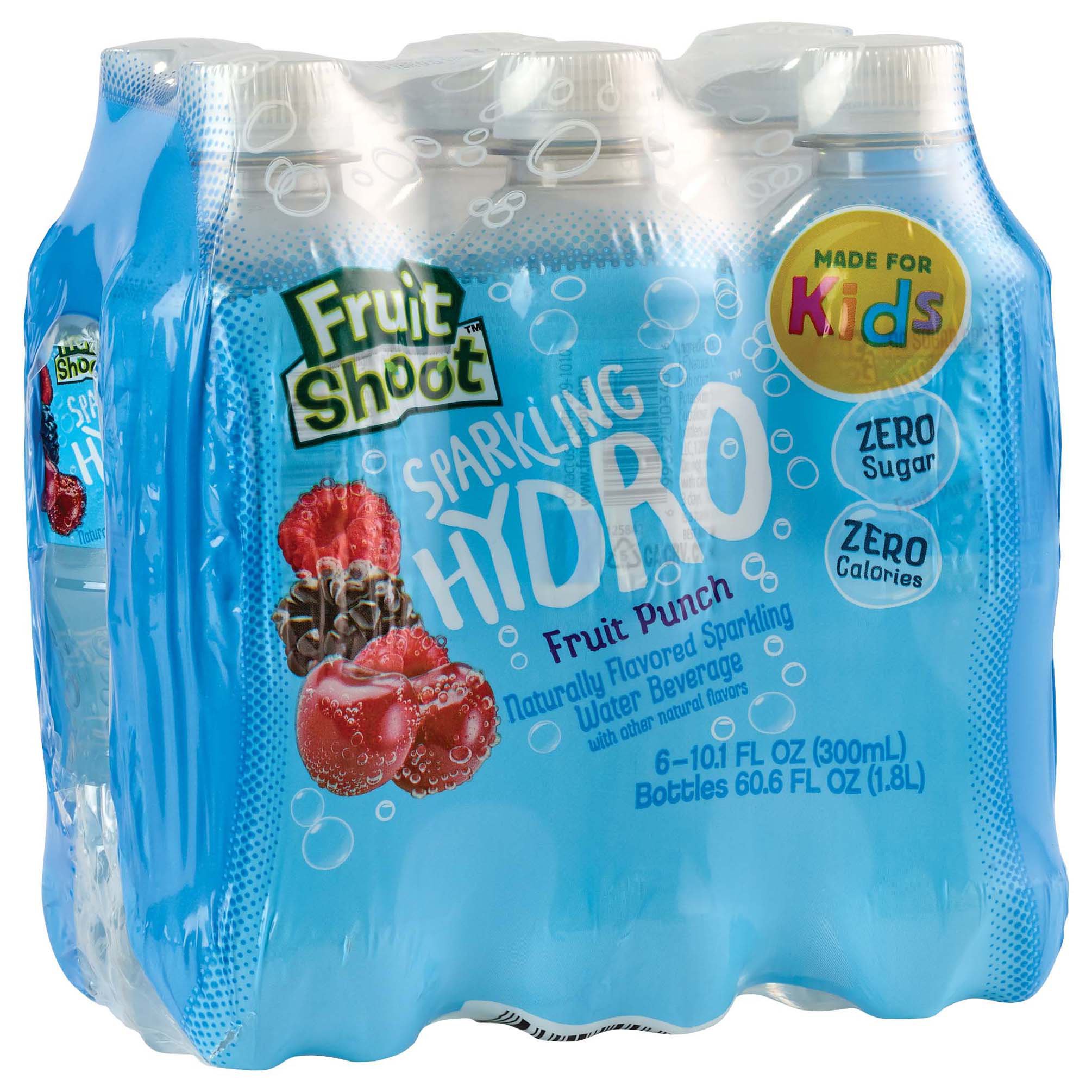 Robinsons Sparkling Hydro Fruit Punch Fruit Shoot Water 10.1 oz Bottles ...