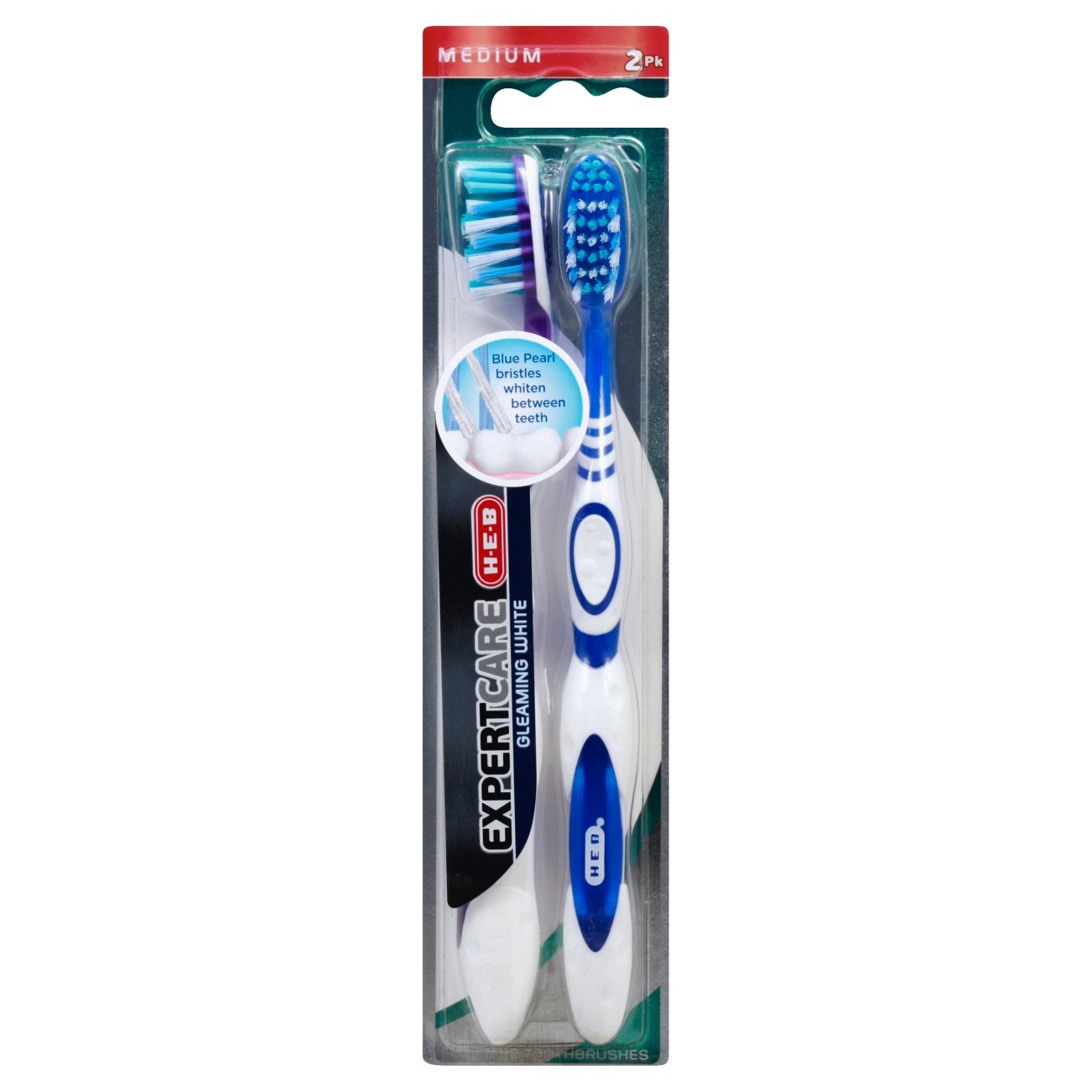 H-E-B Expert Care Gleaming White Medium - Shop Toothbrushes at H-E-B