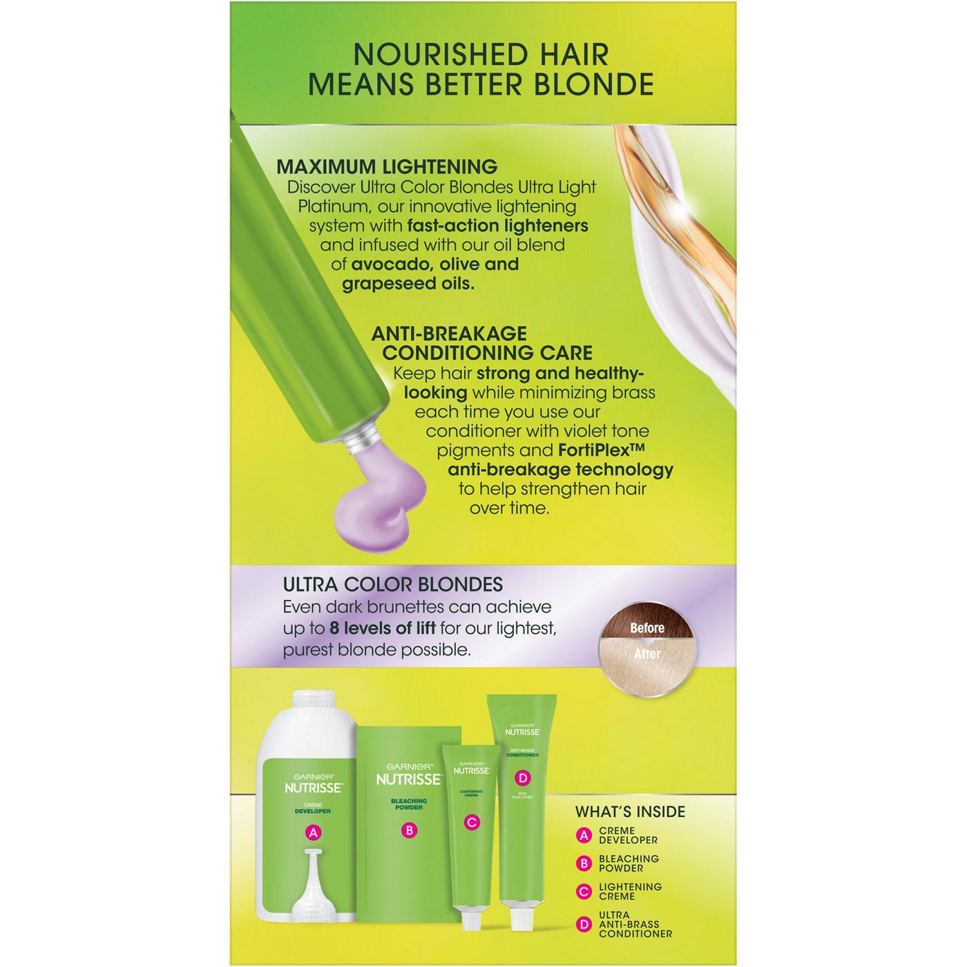 Garnier Nutrisse Ultra Color Maximum Lightening Bleach with Fortifying ...