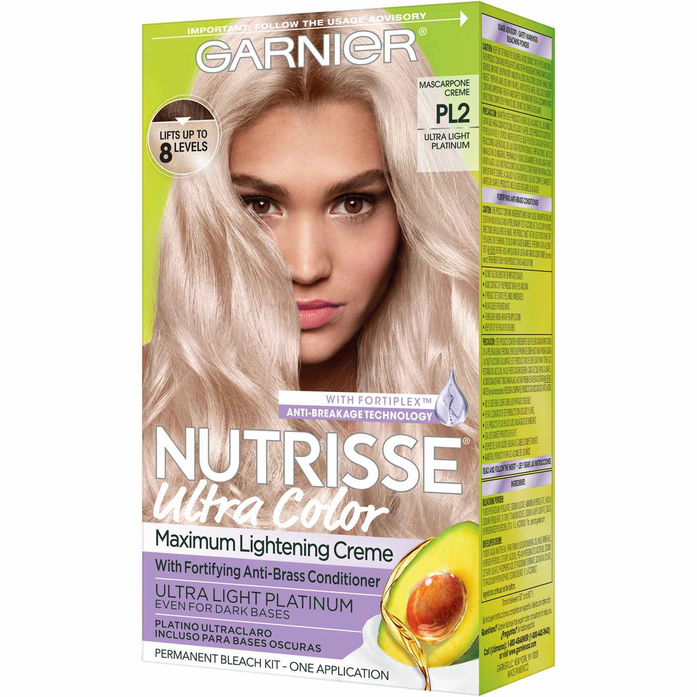 Garnier Nutrisse Ultra Color Maximum Lightening Bleach with Fortifying ...
