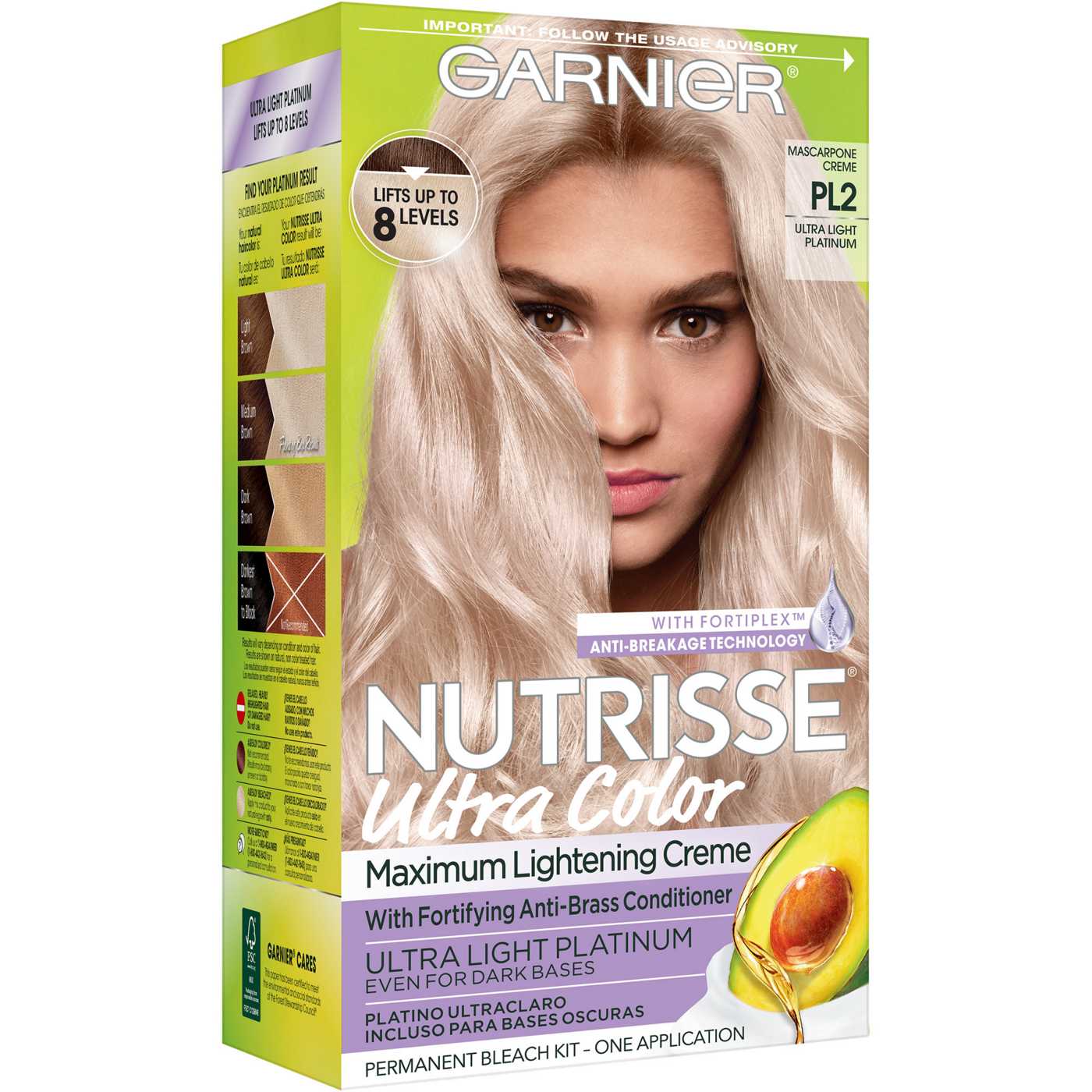 Garnier Nutrisse Ultra Color Maximum Lightening Bleach with Fortifying ...