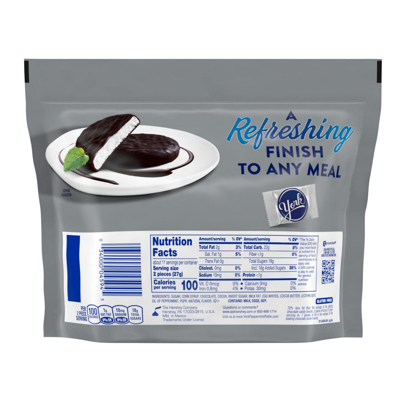 York Dark Chocolate Peppermint Patties Candy - Share Pack - Shop Candy at H-E-B