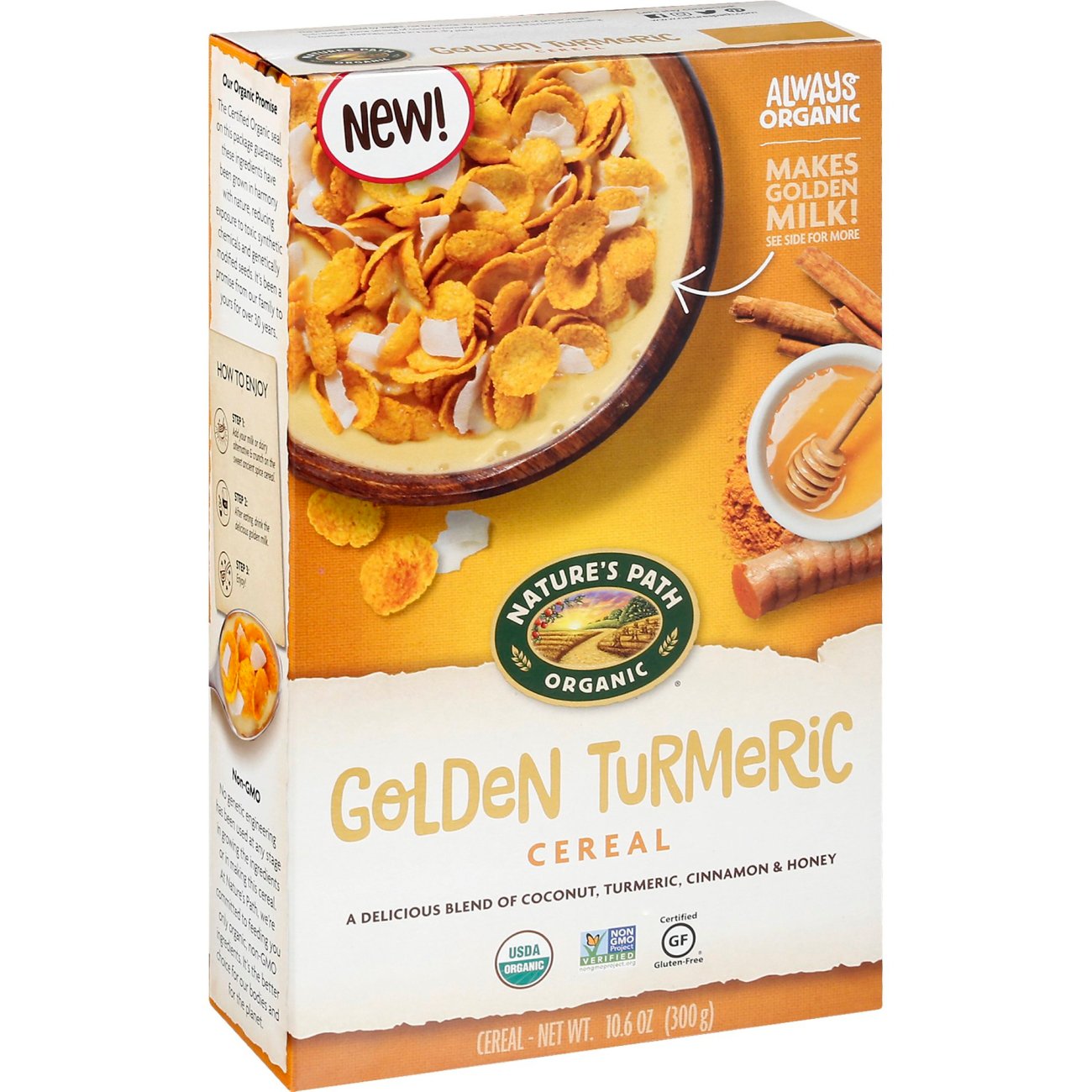 Nature's Path Organic Golden Turmeric Cereal - Shop Cereal at H-E-B