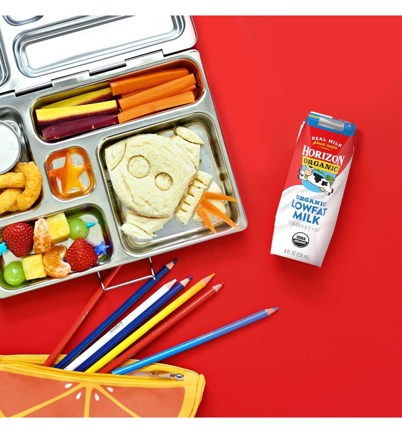 Horizon Organic 1% Lowfat Shelf-Stable Milk 8 oz Cartons - Shop Milk at ...