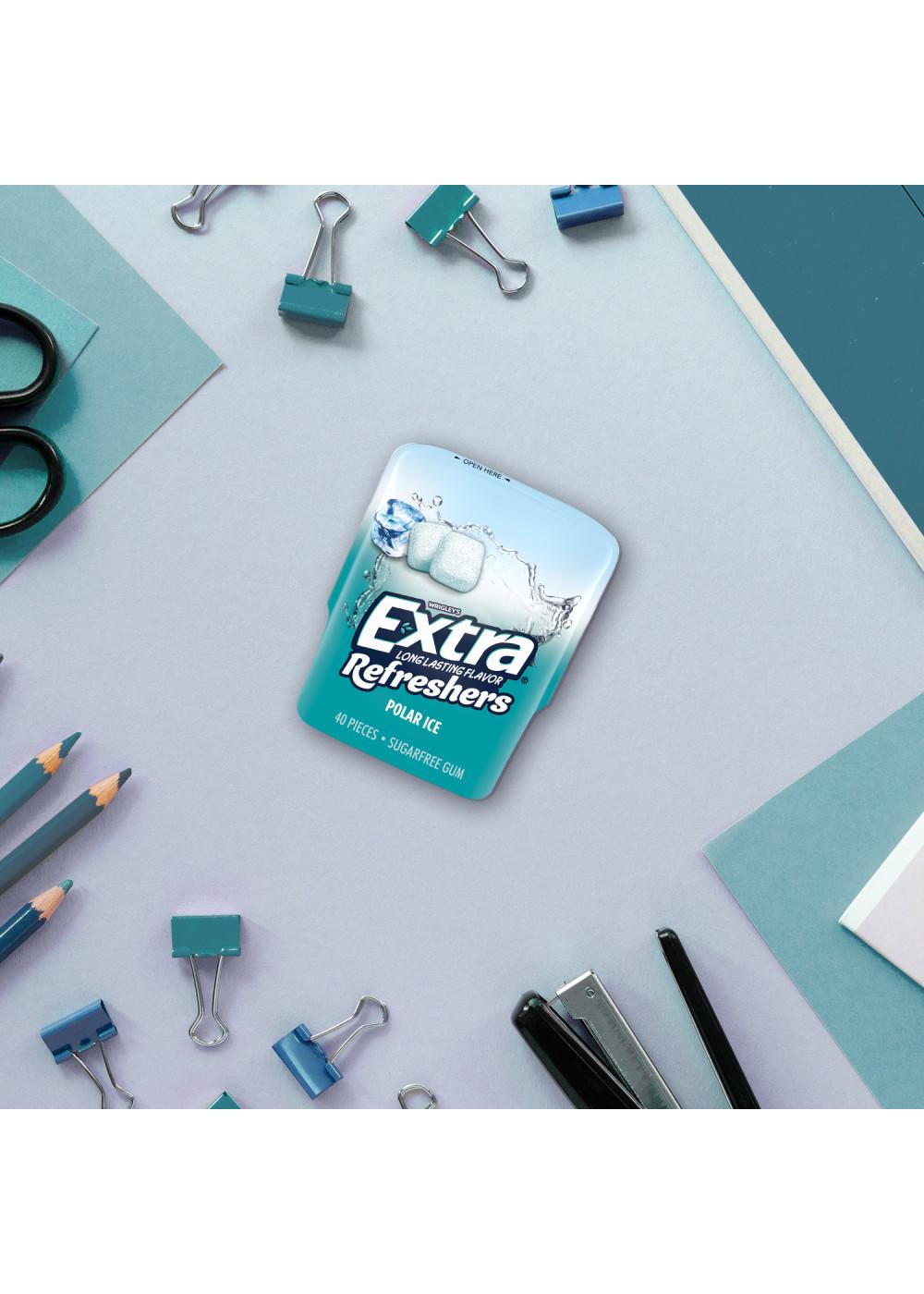 Extra Refreshers Polar Ice Sugar Free Chewing Gum - Shop Gum & mints at ...