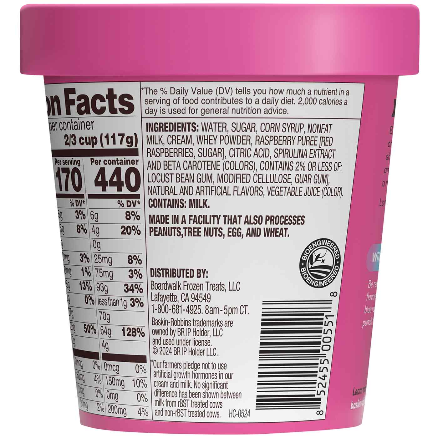 Baskin Robbins Wild 'N Reckless Sherbet - Shop Ice cream at H-E-B