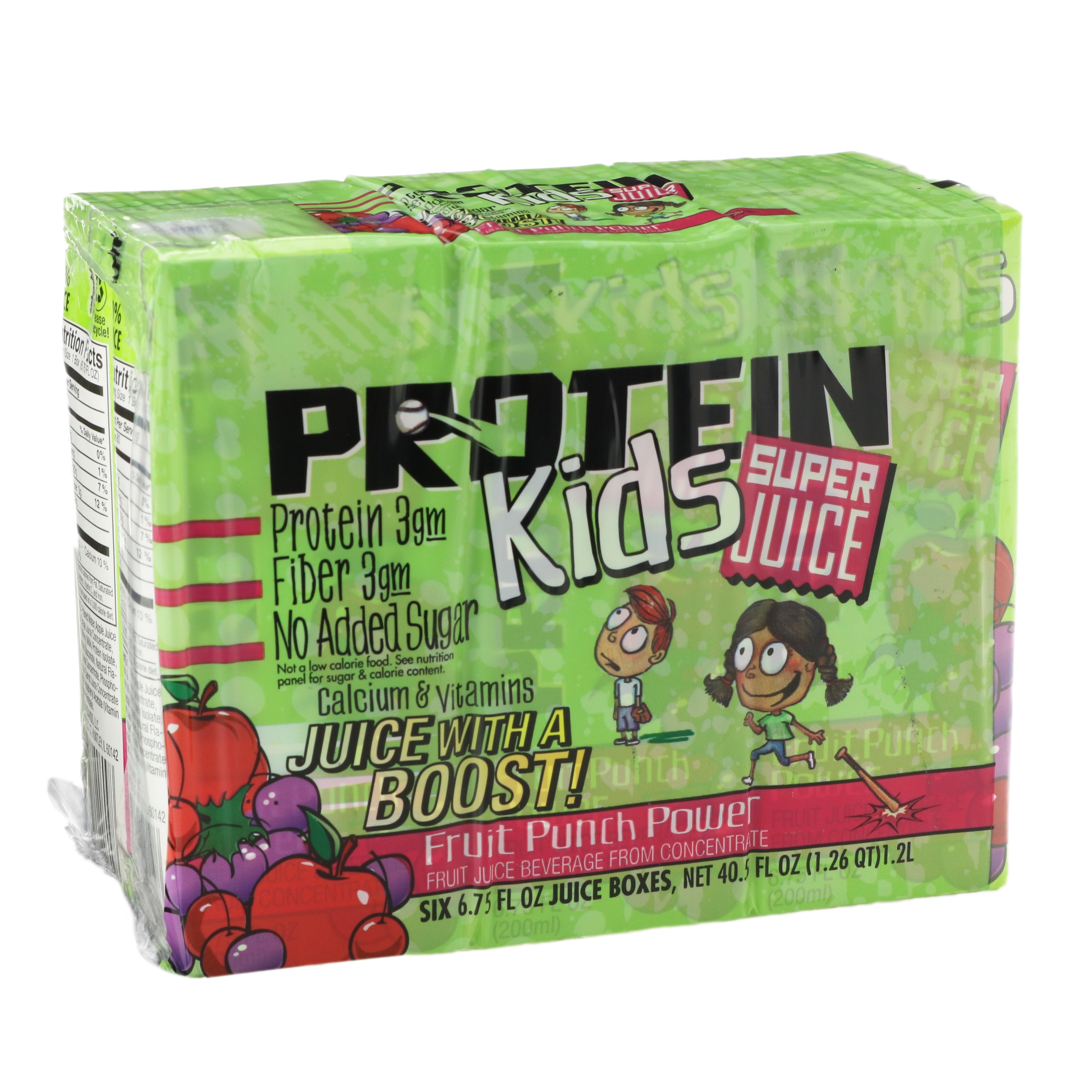 Protein Kids Fruit Punch Power Super Juice 6.75 oz Boxes - Shop Juice ...