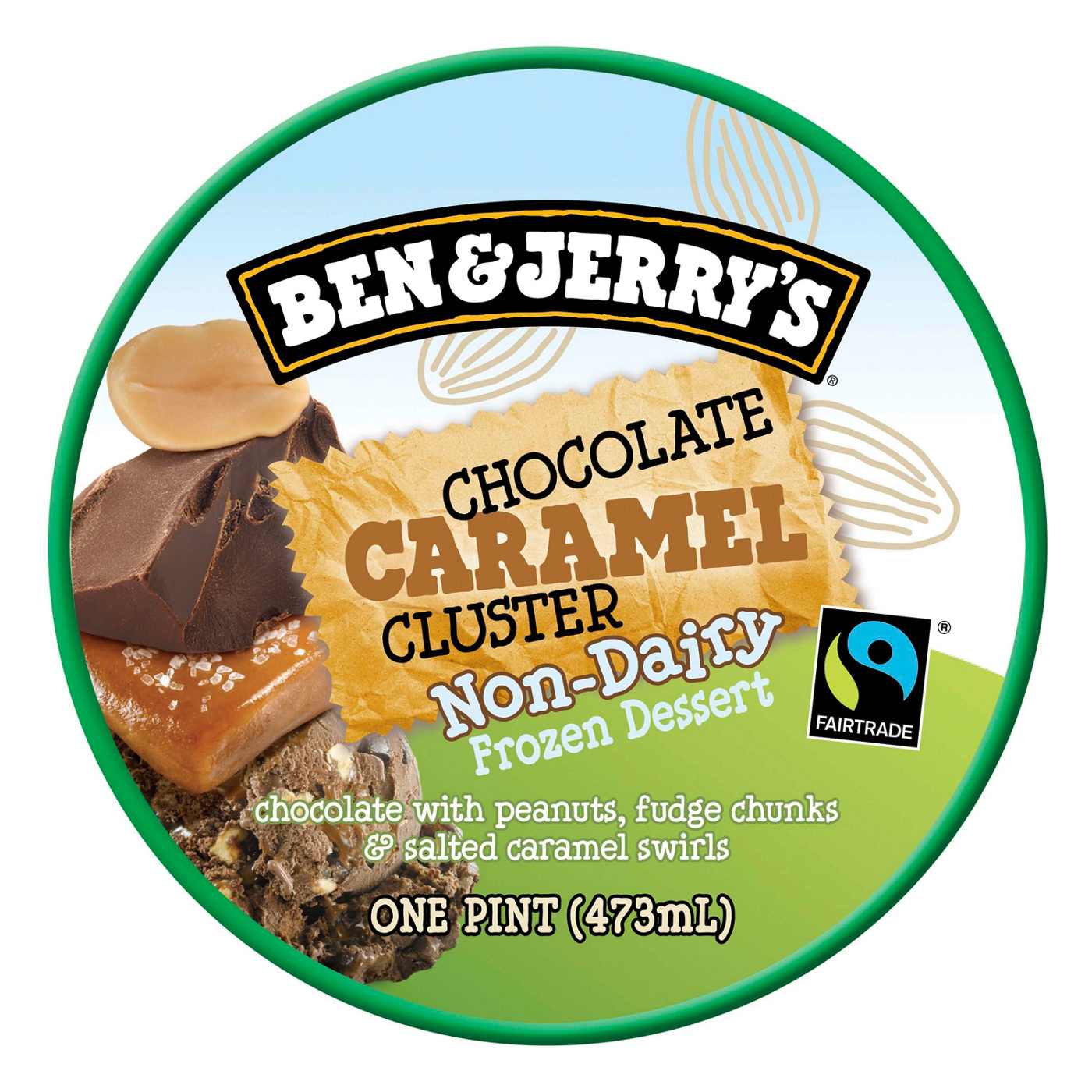 Ben & Jerry's Chocolate Caramel Cluster Frozen Dessert Non-Dairy - Shop ...