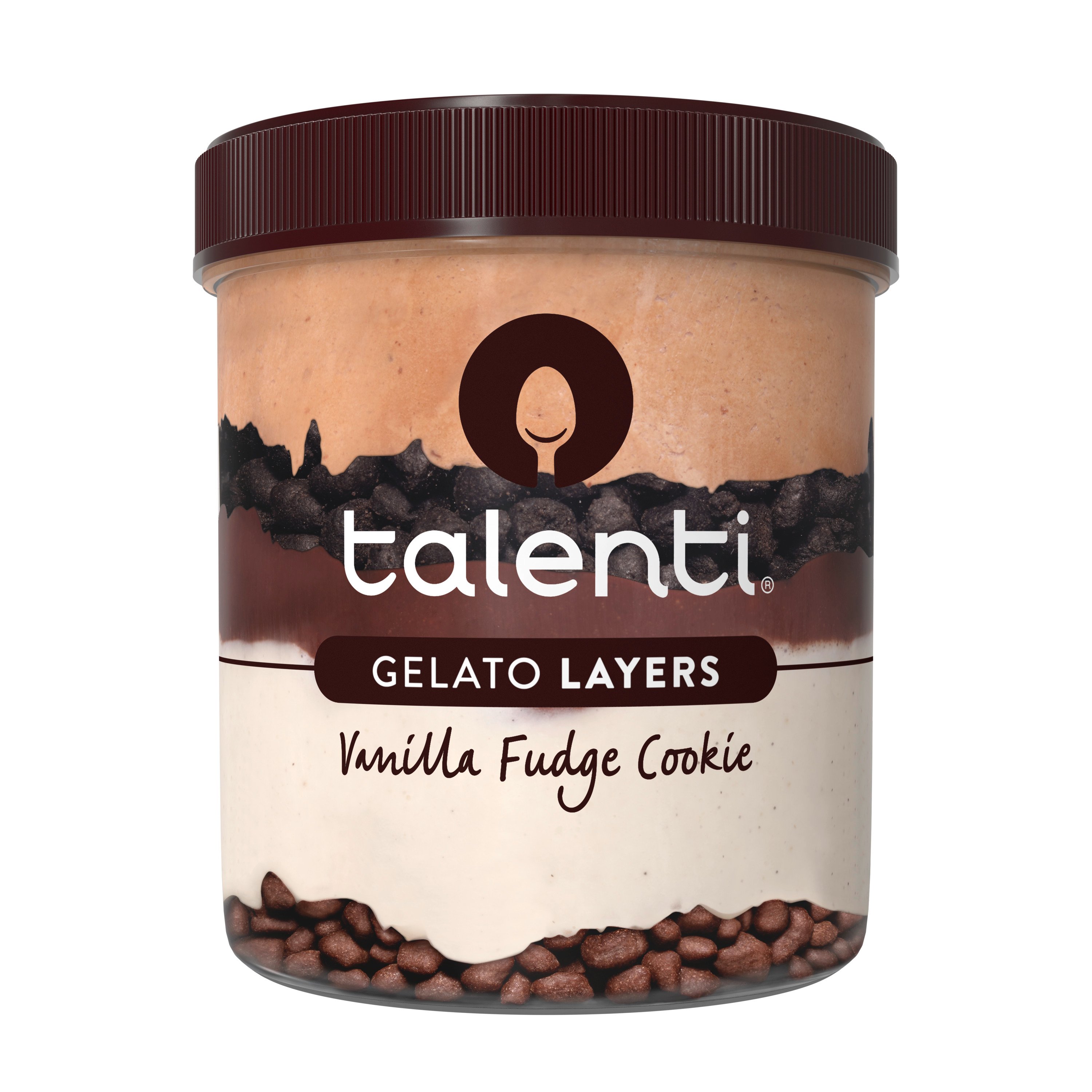 Talenti Vanilla Fudge Cookie Gelato Layers - Shop Ice cream at H-E-B