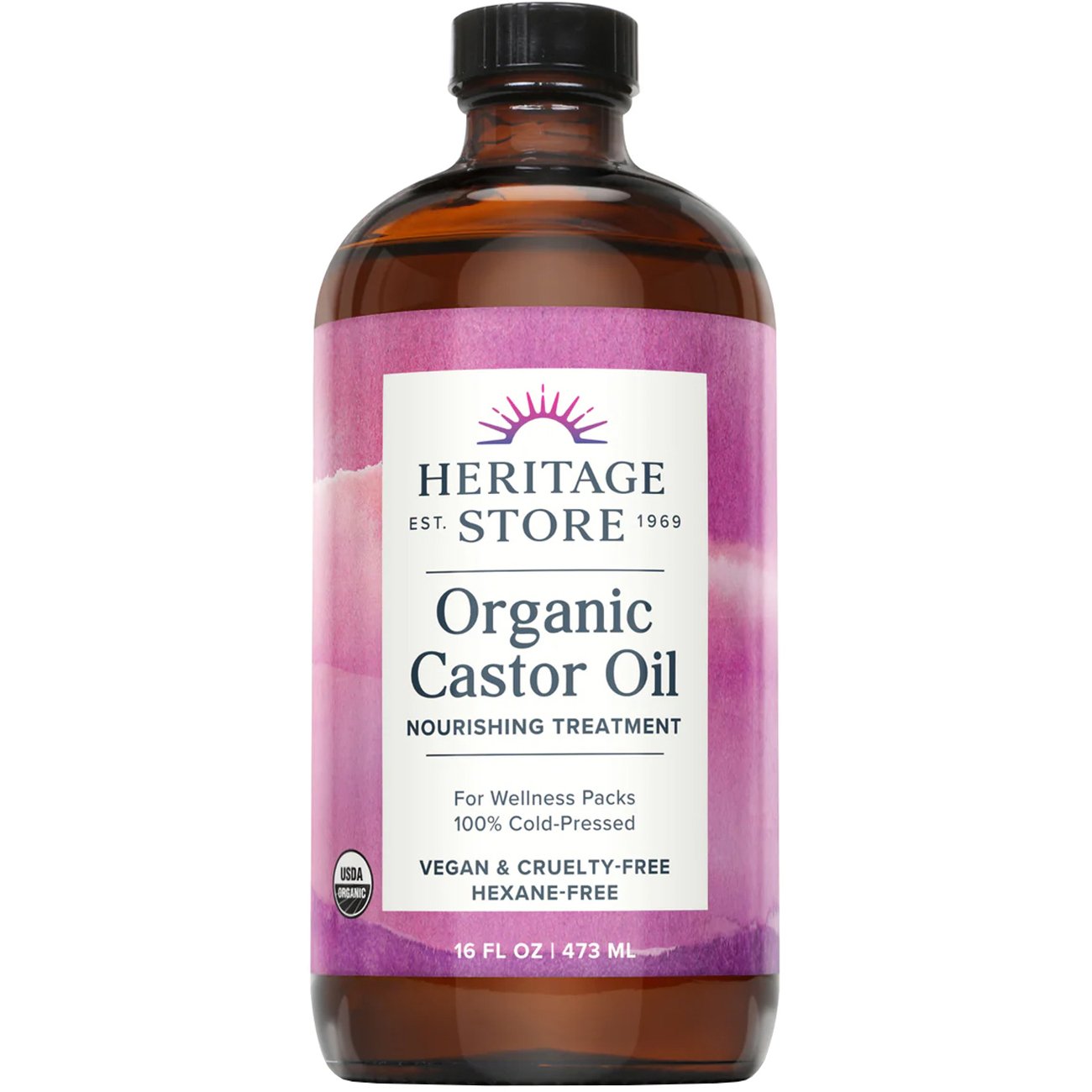 Heritage Store Organic Castor Oil - Shop Facial masks & treatments at H-E-B