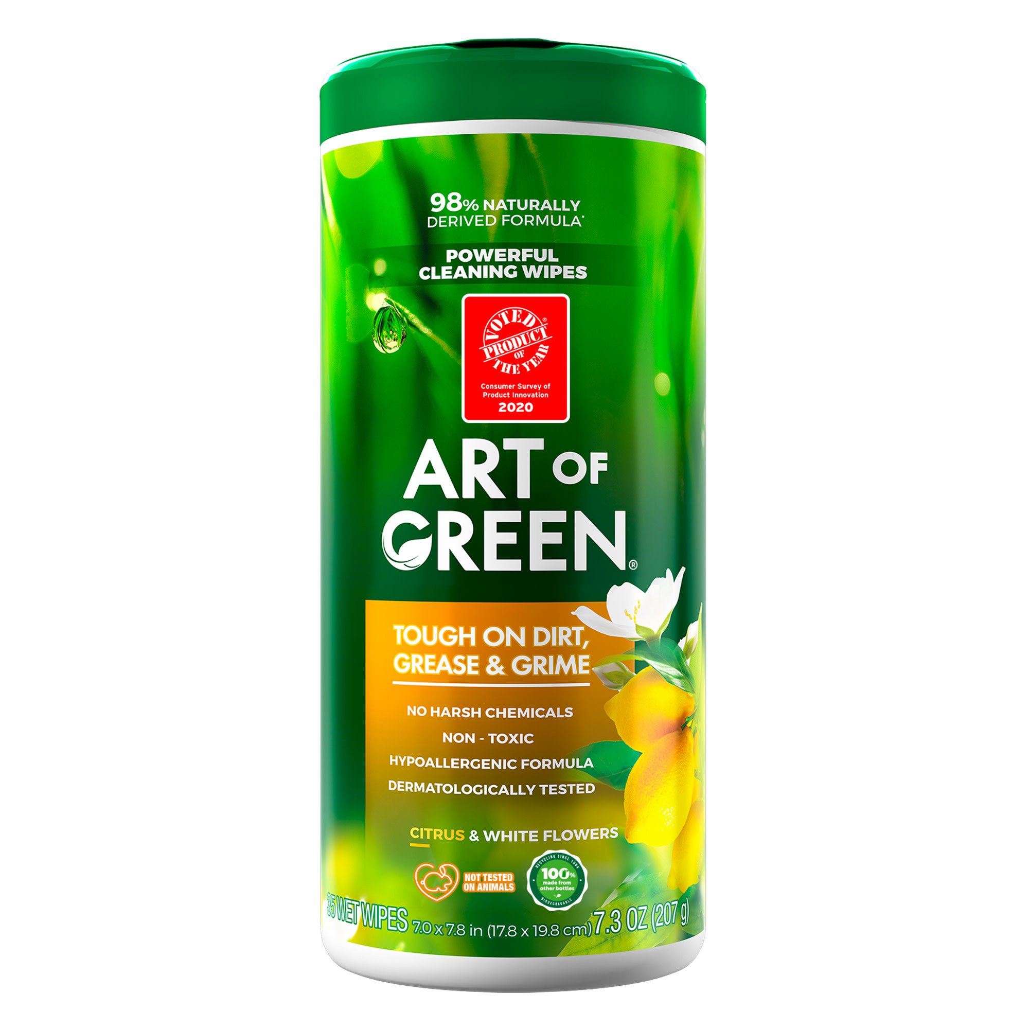 Art of Green Citrus White Flowers Cleaning Wipes - Shop All purpose ...