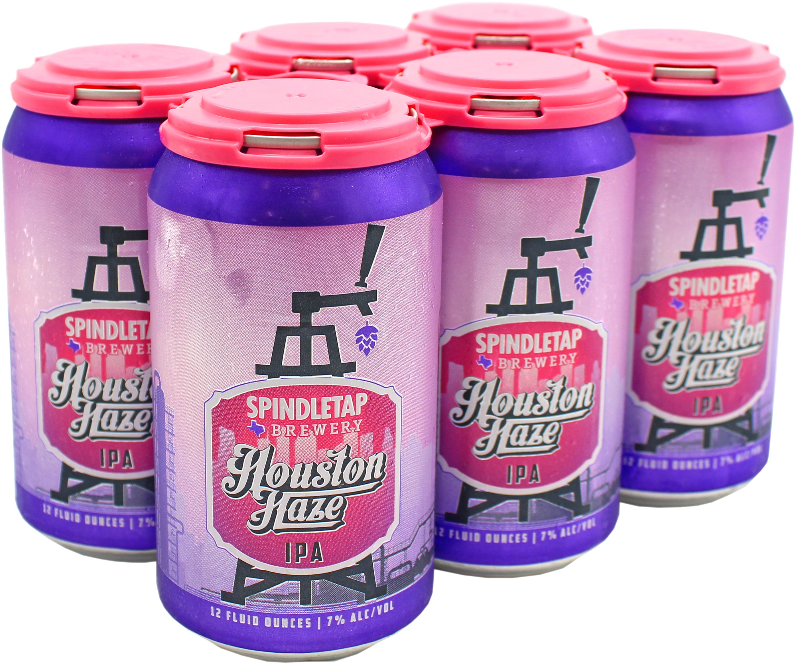 SpindleTap Houston Haze IPA Craft Beer 6 pk Cans - Shop Beer at H-E-B