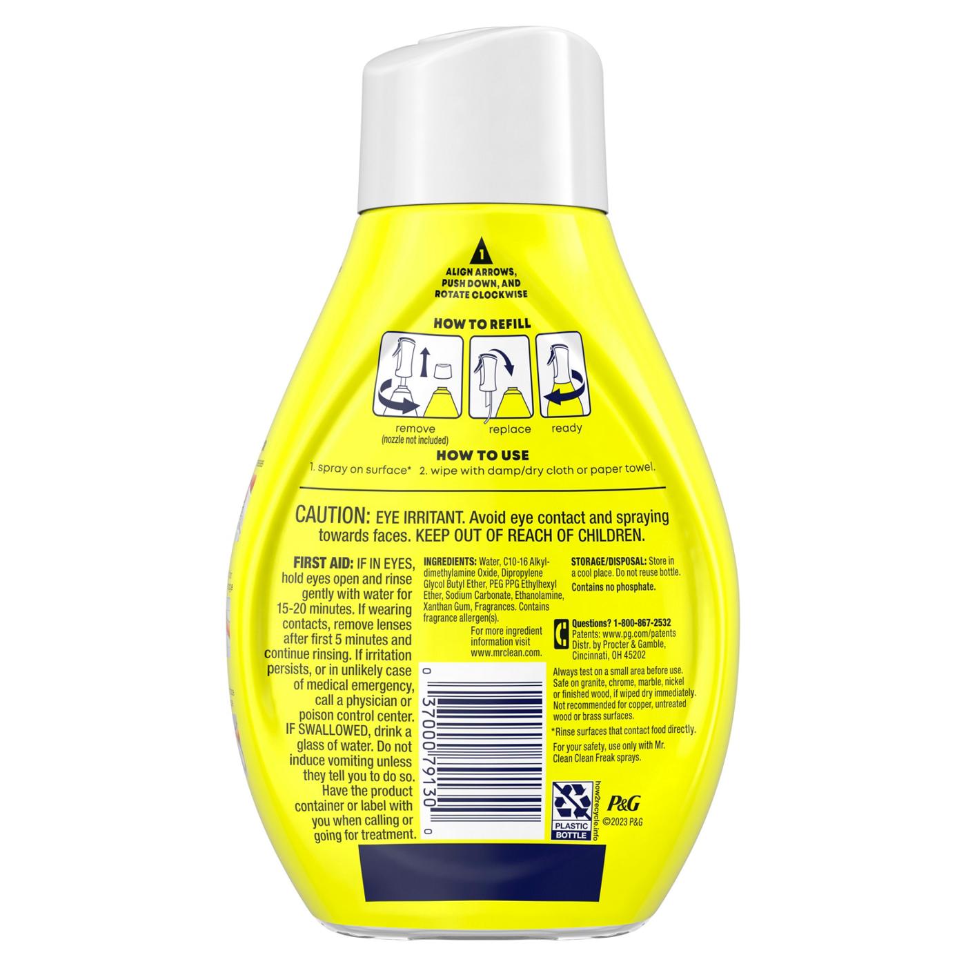 Mr. Clean Clean Freak Lemon Zest Deep Cleaning Mist Refill - Shop All ...