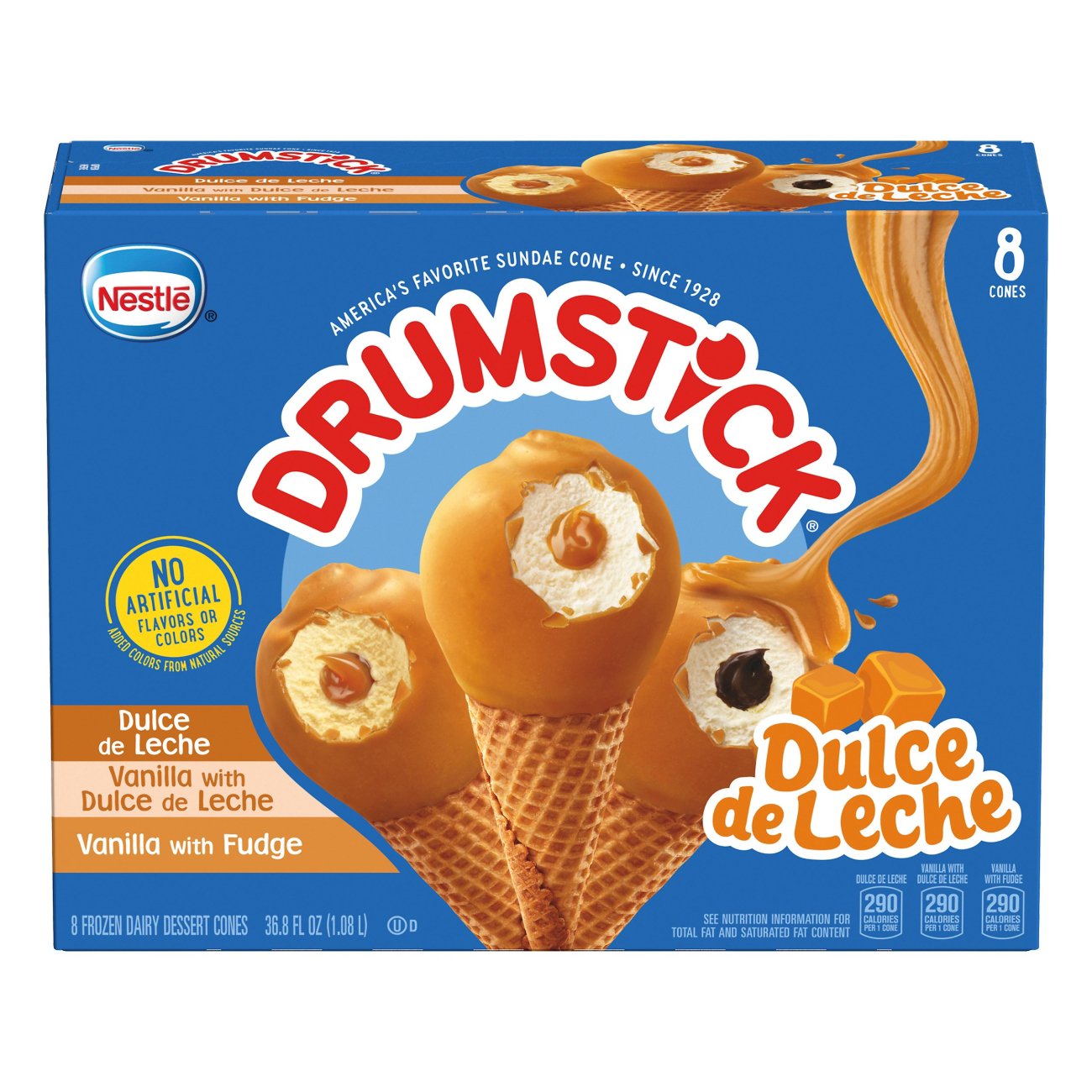 Nestle Drumsticks Dulce De Leche Ice Cream Cones - Shop Cones ...