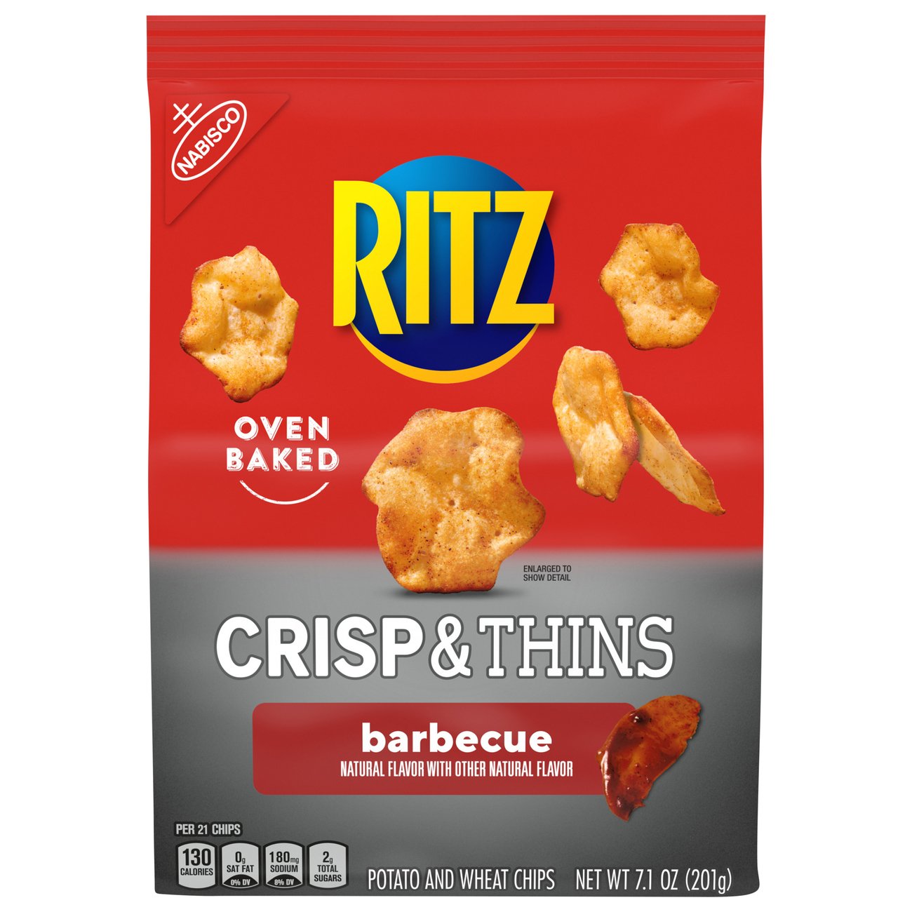 Nabisco Ritz Crisp & Thins Barbecue Chips - Shop Crackers & breadsticks ...