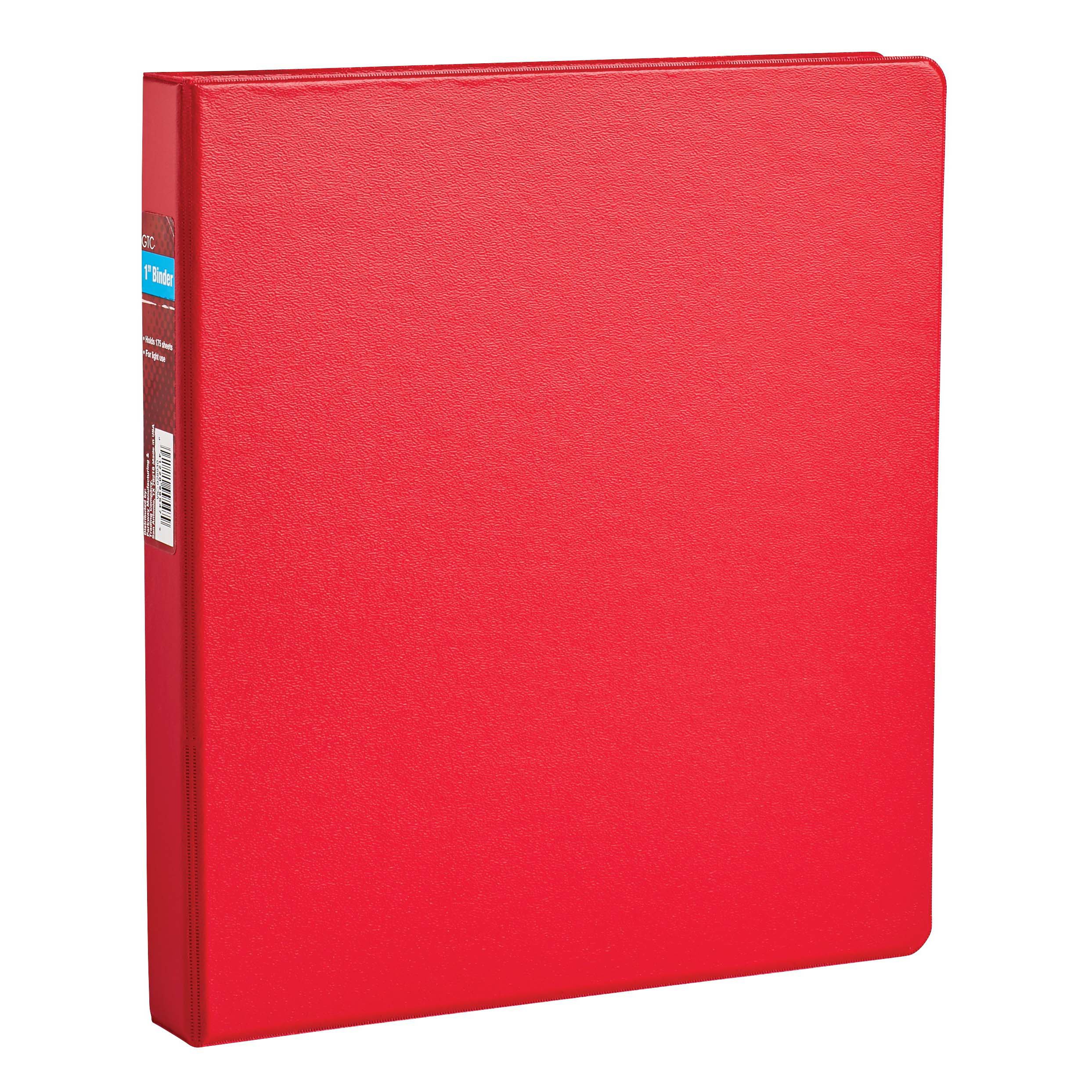 GTC Economy Round Ring Storage Binder - Red - Shop Binders at H-E-B