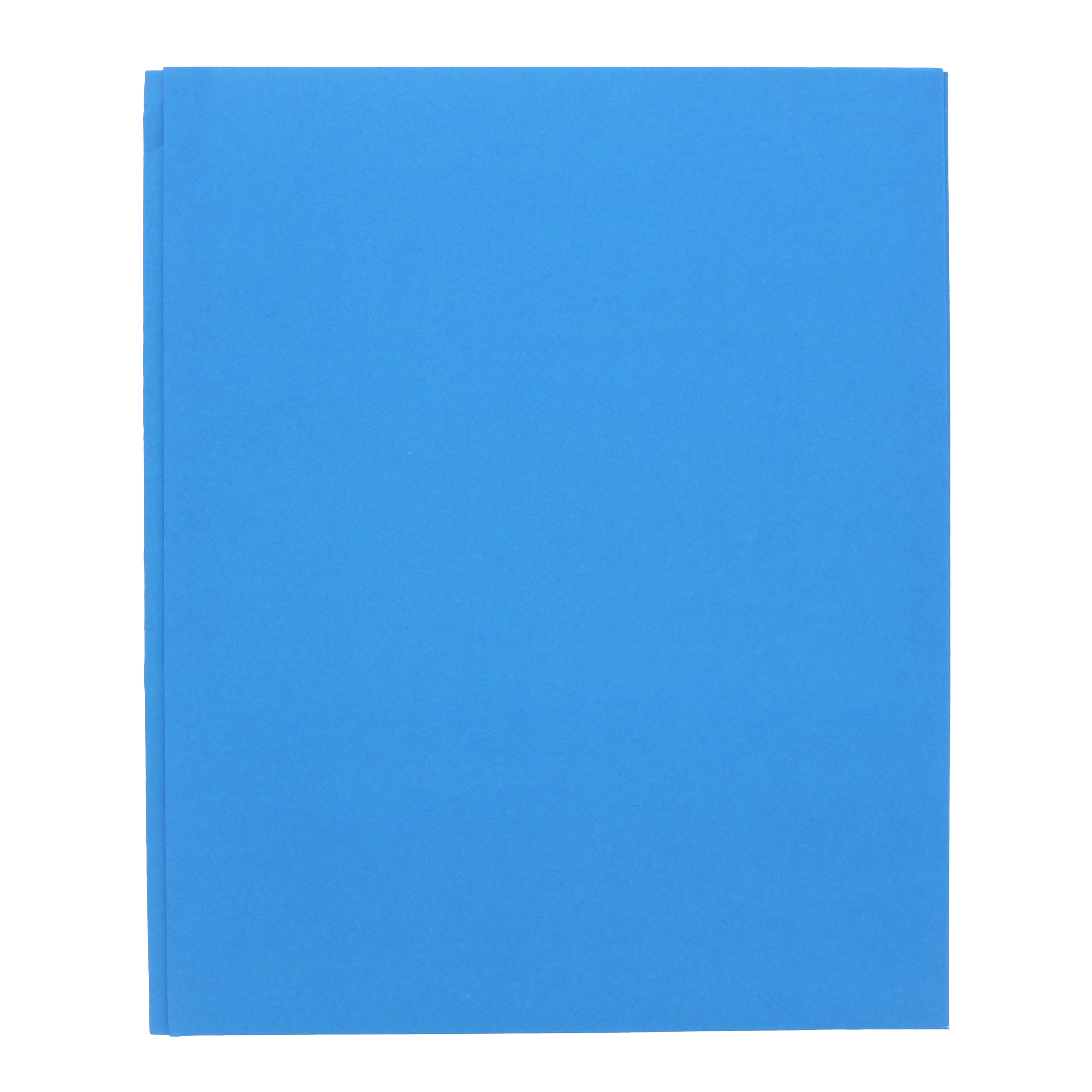 Unison Blue Paper Portfolio With Prongs - Shop Folders at H-E-B