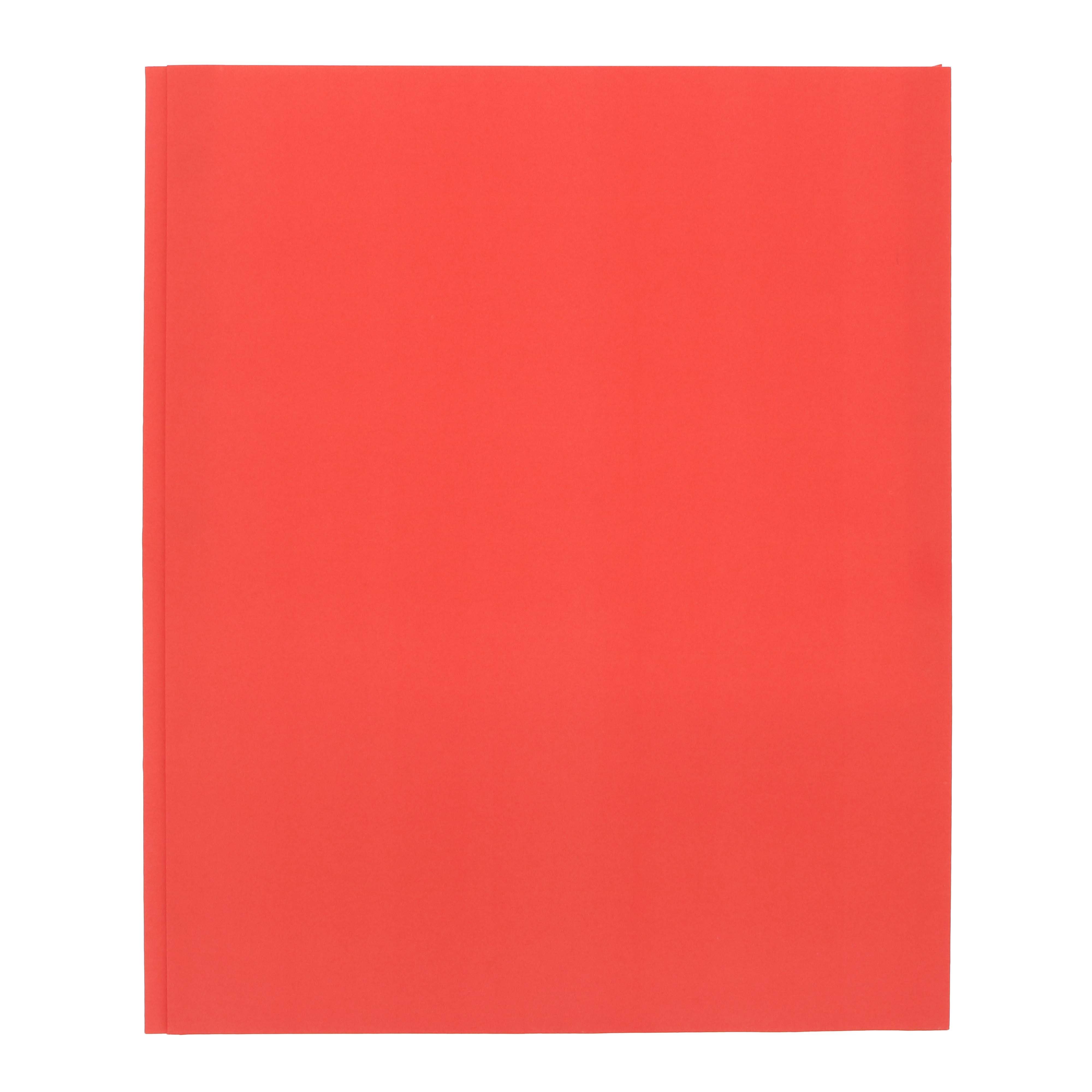 Unison Red Paper Portfolio With Prongs - Shop Folders at H-E-B