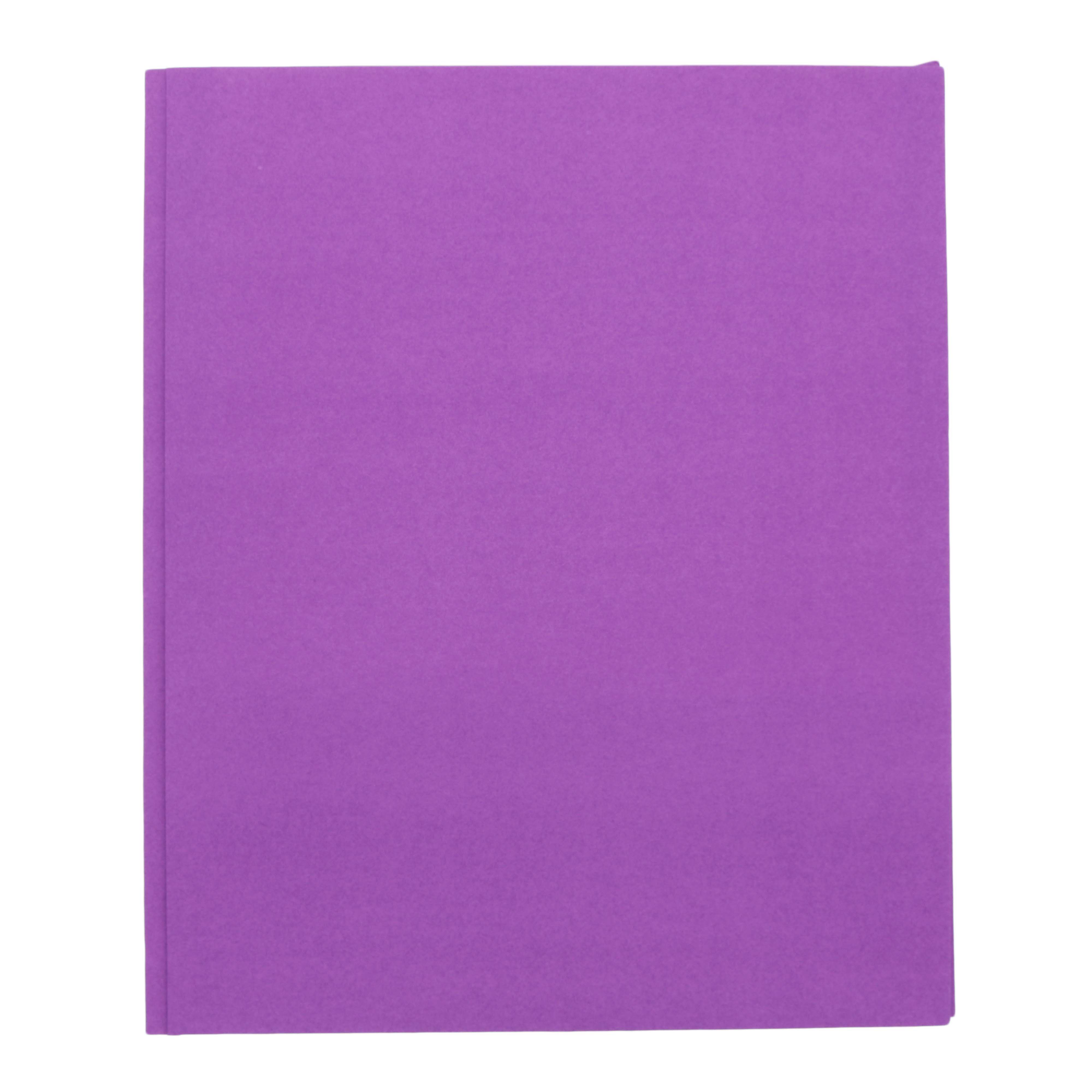 Unison Purple Paper Portfolio With Prongs - Shop Folders at H-E-B