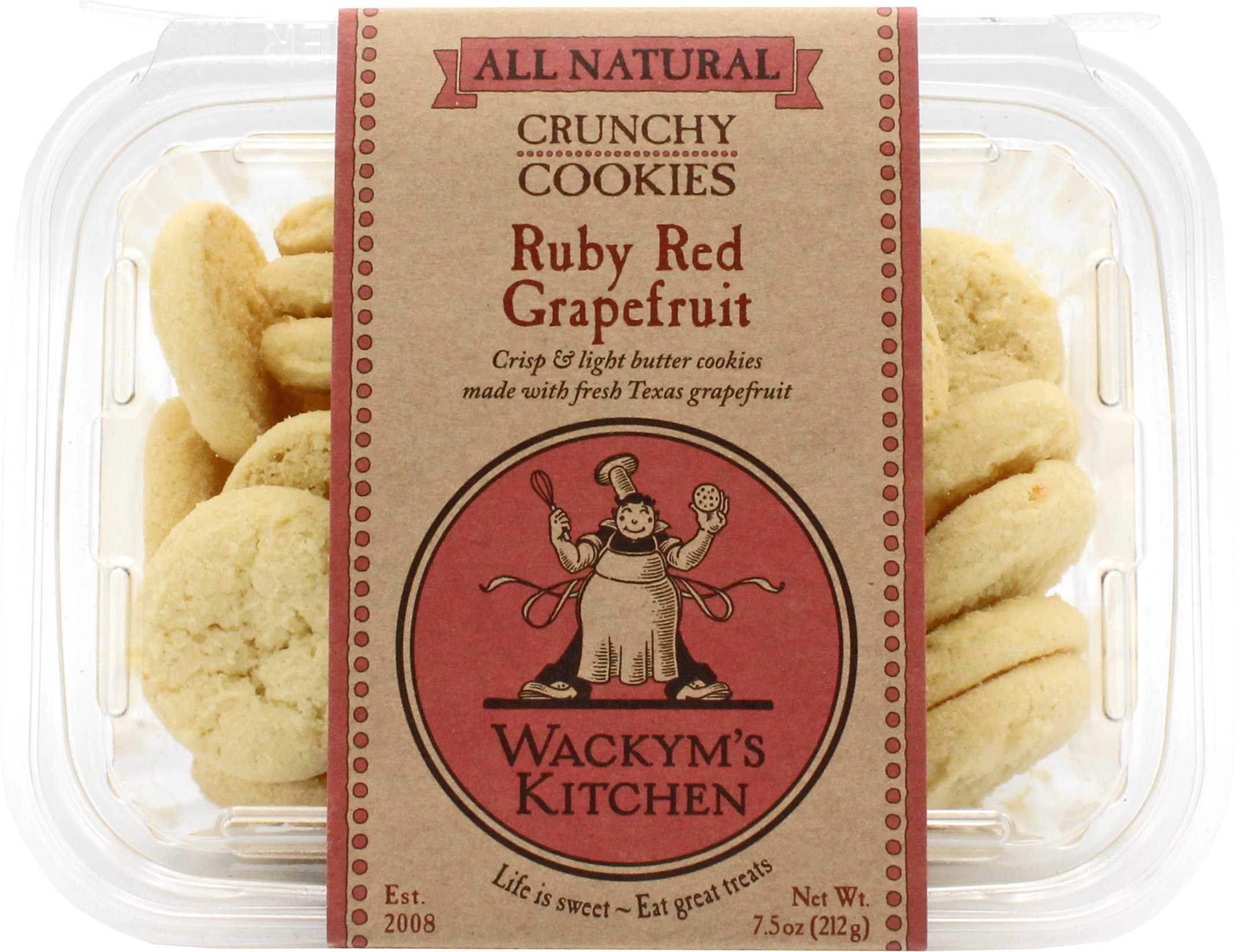 Wackym's Ruby Red Grapefruit Cookies, 7.5 oz | Central Market - Really ...