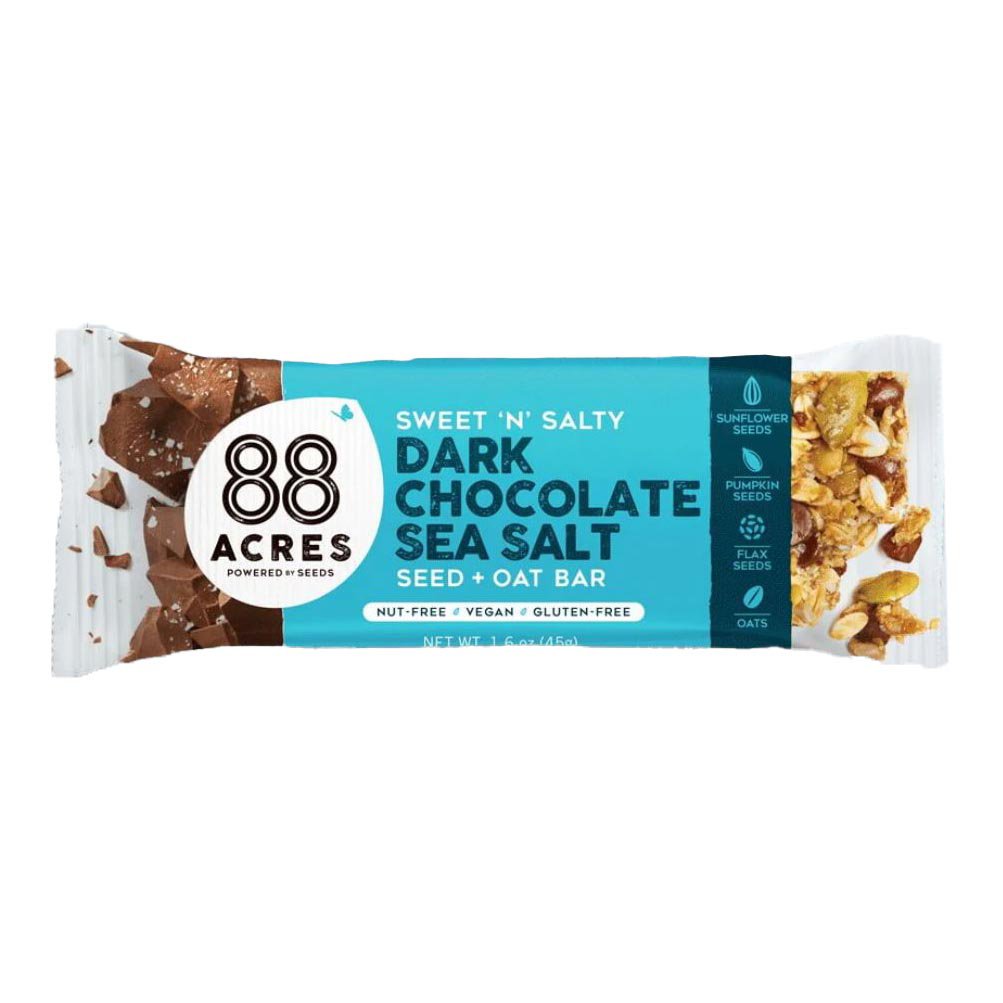 88 Acres 6g Protein Seed + Oat Bar - Dark Chocolate Sea Salt - Shop ...
