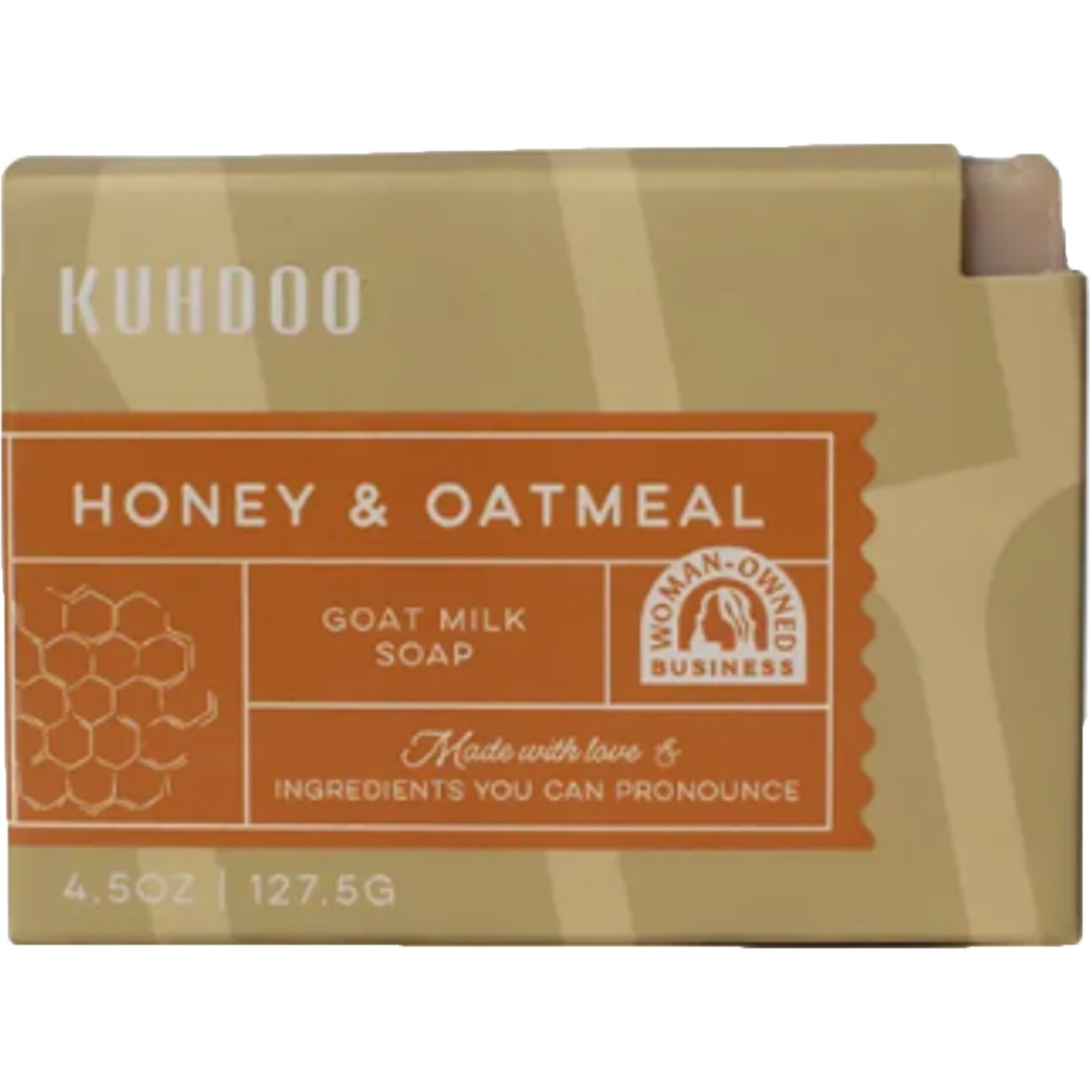 Kuhdoo Honey & Oatmeal Bar - Shop Hand & bar soap at H-E-B