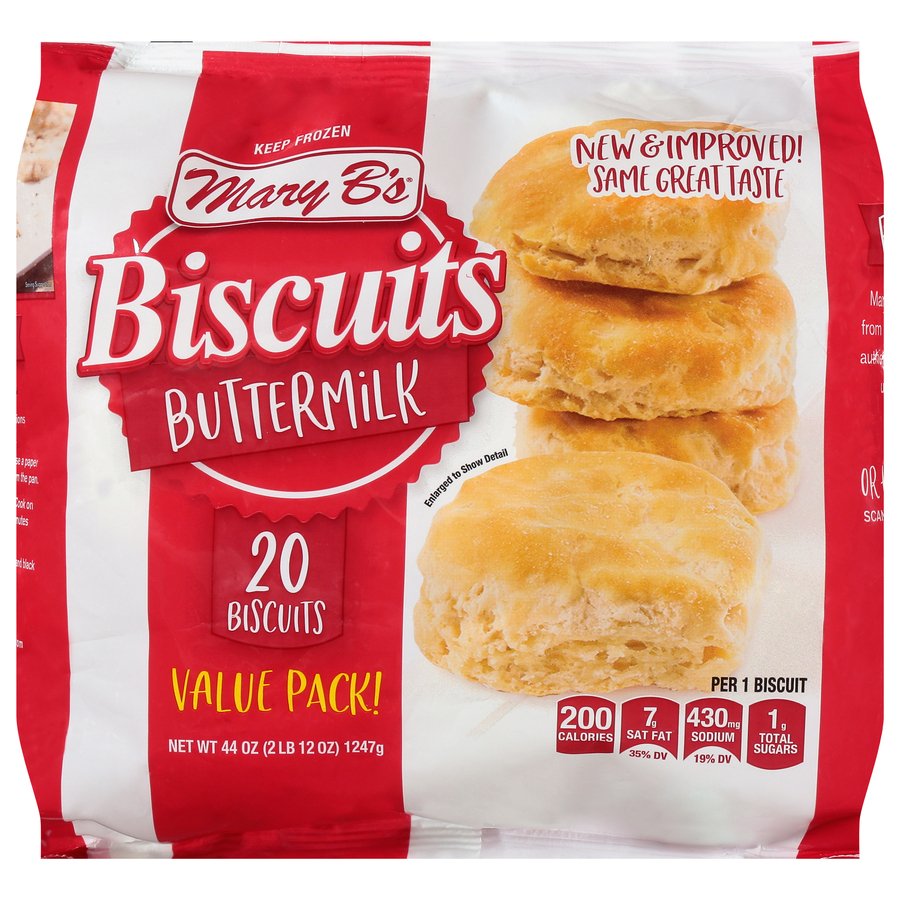 Mary B's Buttermilk Biscuits Value Pack - Shop Biscuits at H-E-B
