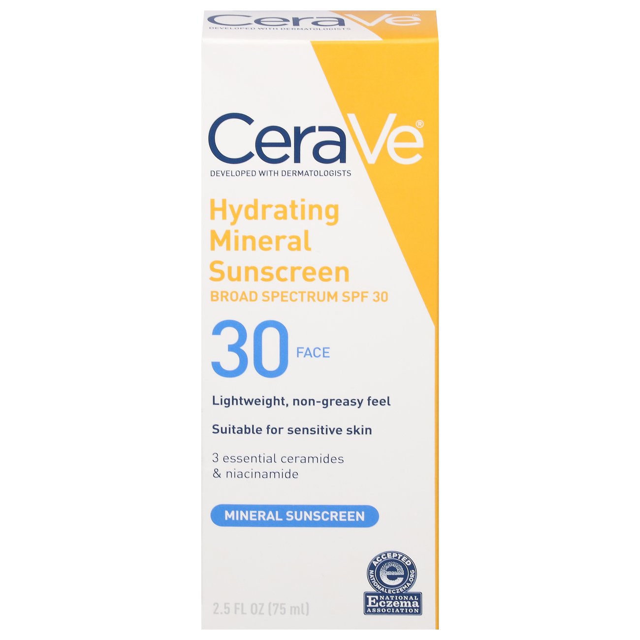 CeraVe Hydrating Mineral Sunscreen - SPF 30 - Shop Sunscreen & self ...
