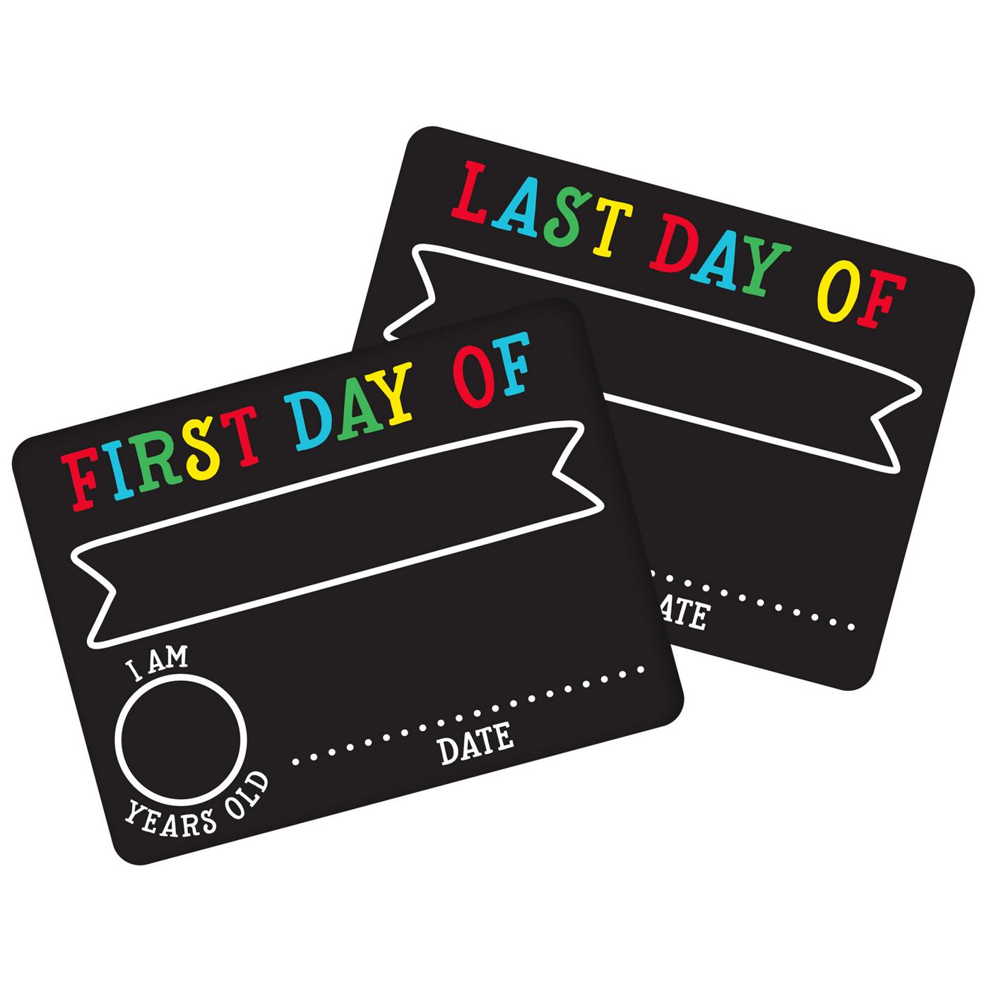 pearhead First & Last Day of School Chalkboard Sign Set - Shop Craft ...