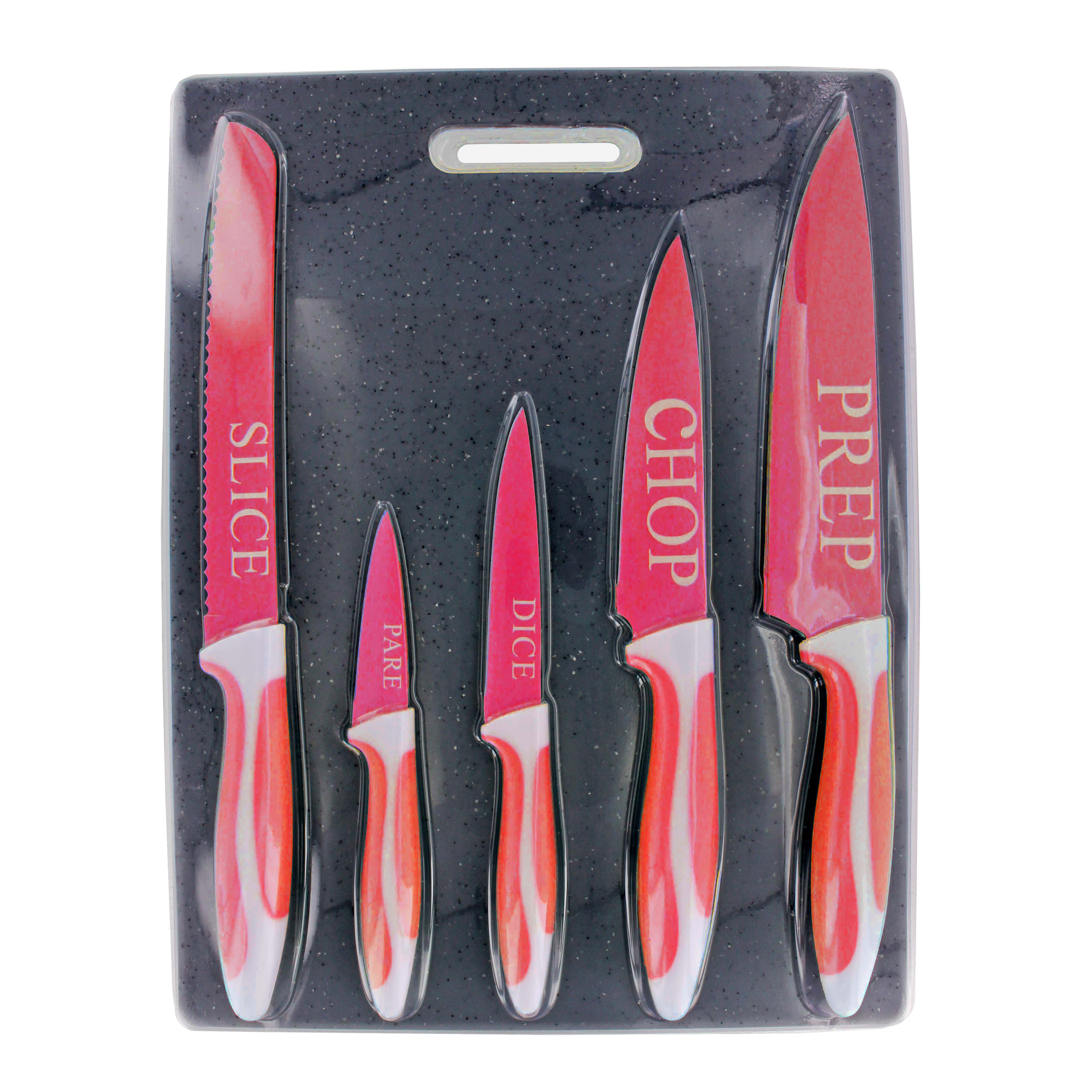 chefstyle Red Cutlery Board Set - Shop Knives at H-E-B