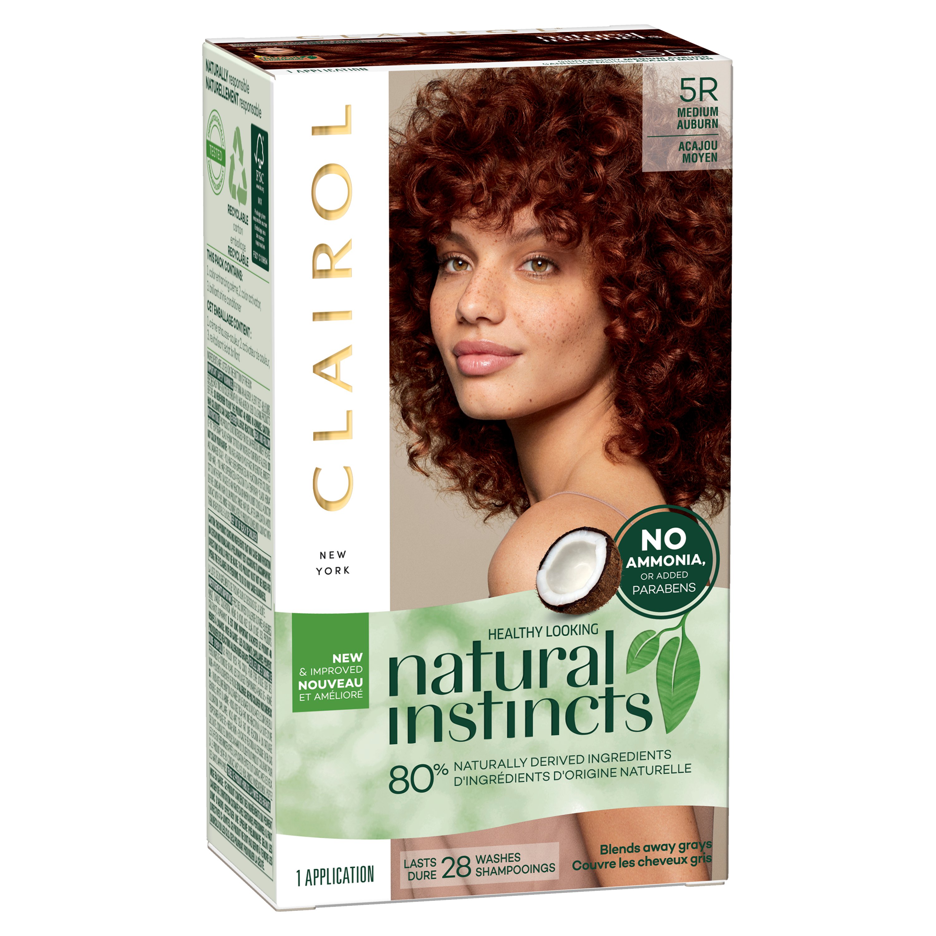 Clairol Natural Instincts 5R Medium Auburn - Shop Hair Color at H-E-B