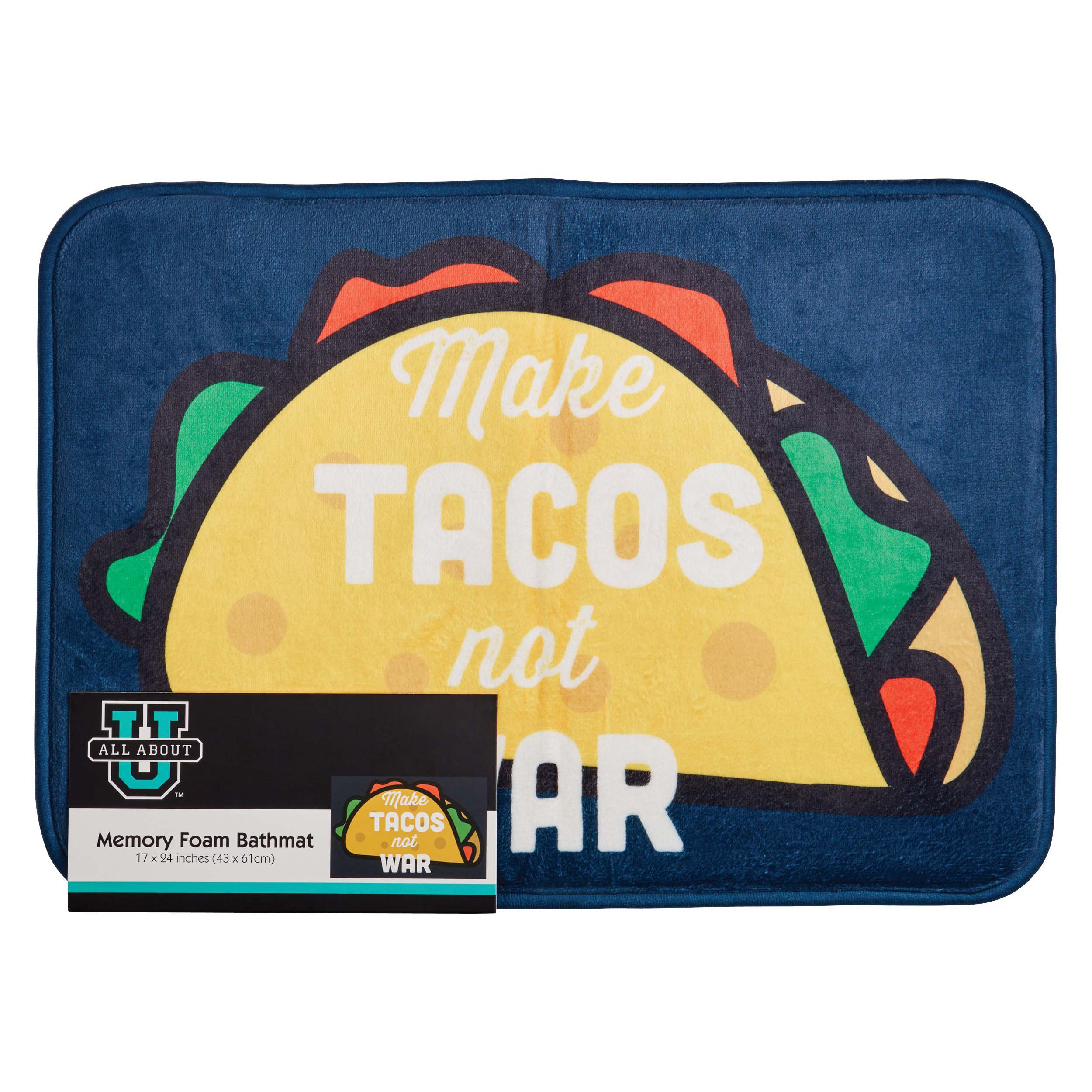 All About U Memory Foam Bathmat Tacos - Shop Rugs & mats at H-E-B