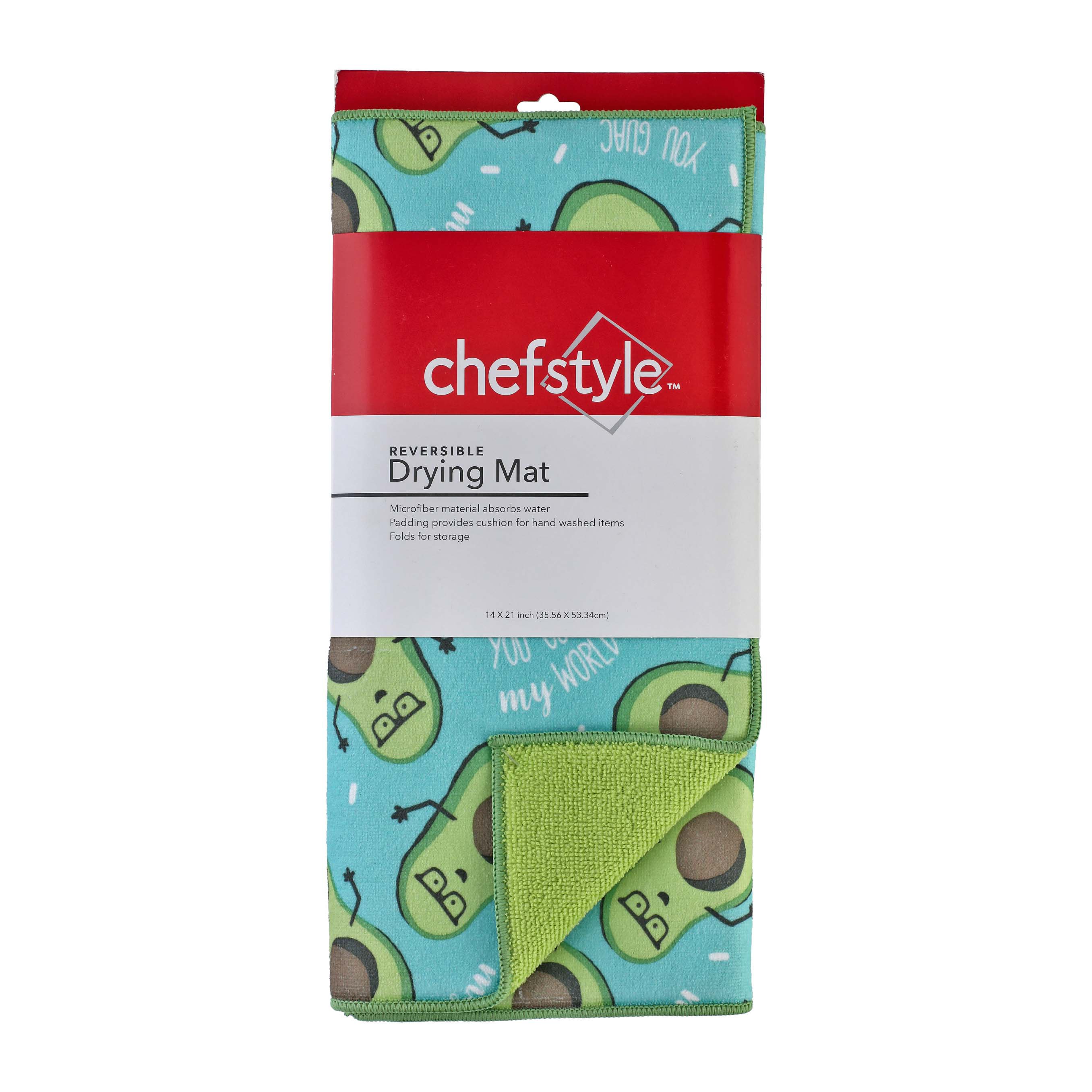 chefstyle Teal Guacamole Reversible Drying Mat - Shop Kitchen linens at ...