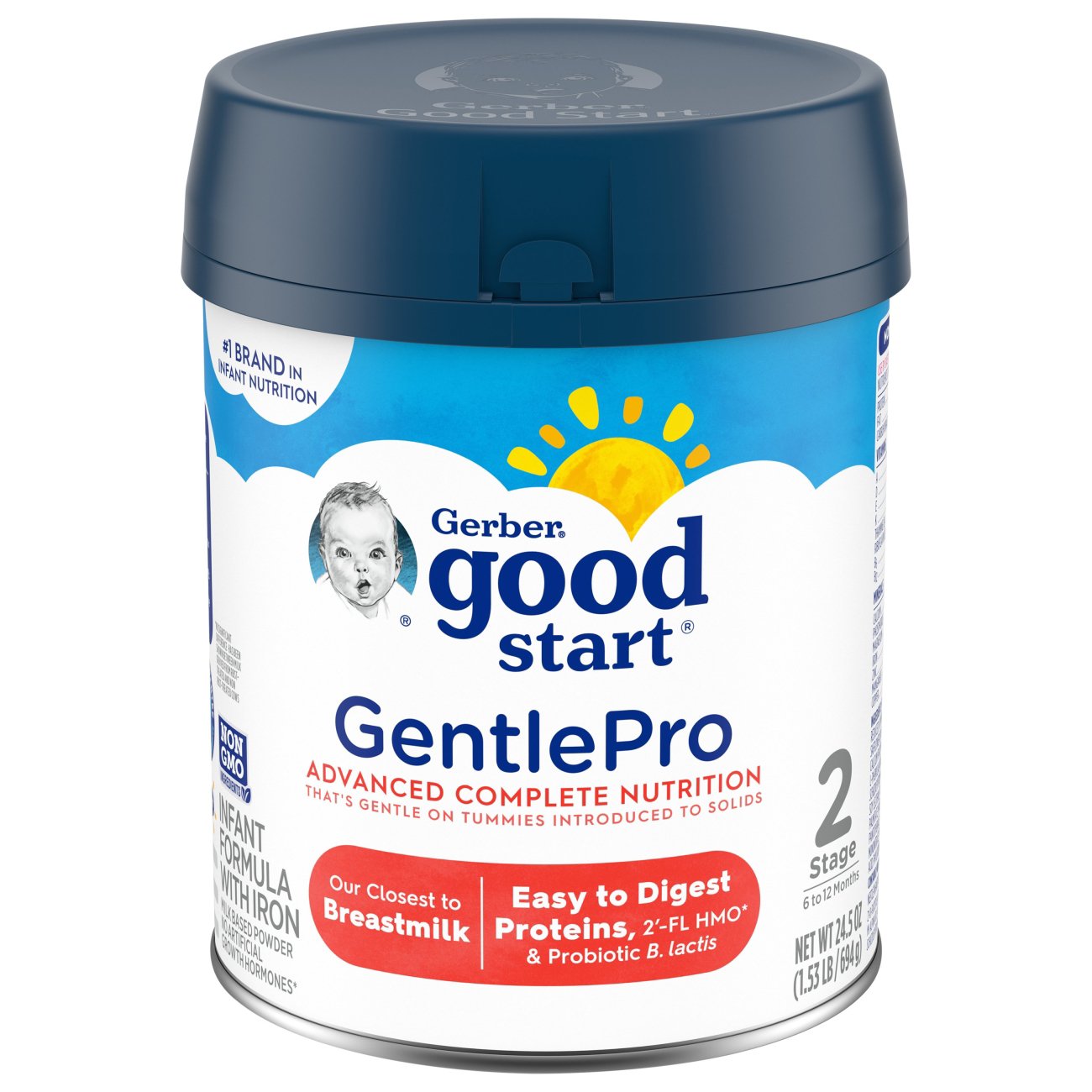 Gerber Good Start GentlePro Milk-Based Powder Infant Formula with Iron ...