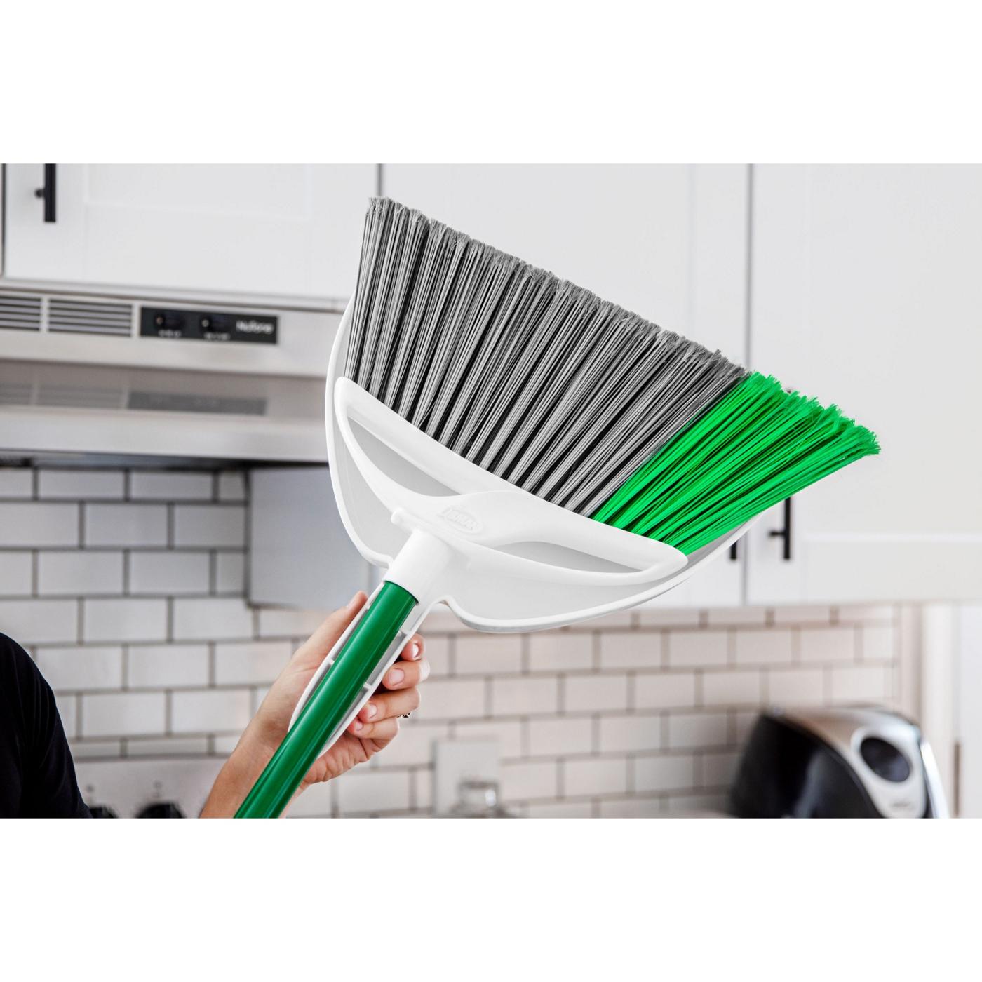 Libman Extra Large Angle Broom With Dustpan - Shop Brooms & dust mops at H-E-B