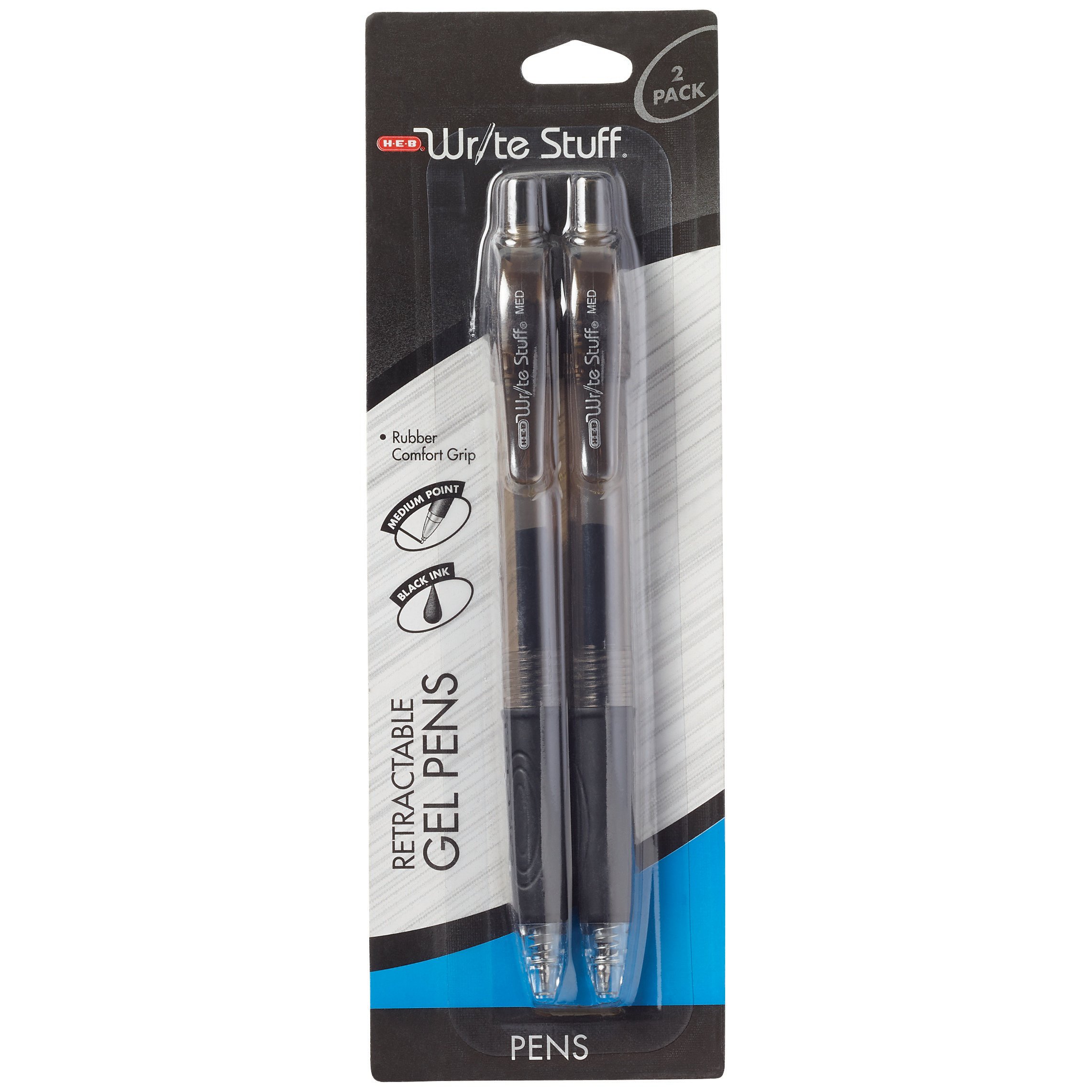 Write Stuff Black Gel Pen - Shop Pens at H-E-B