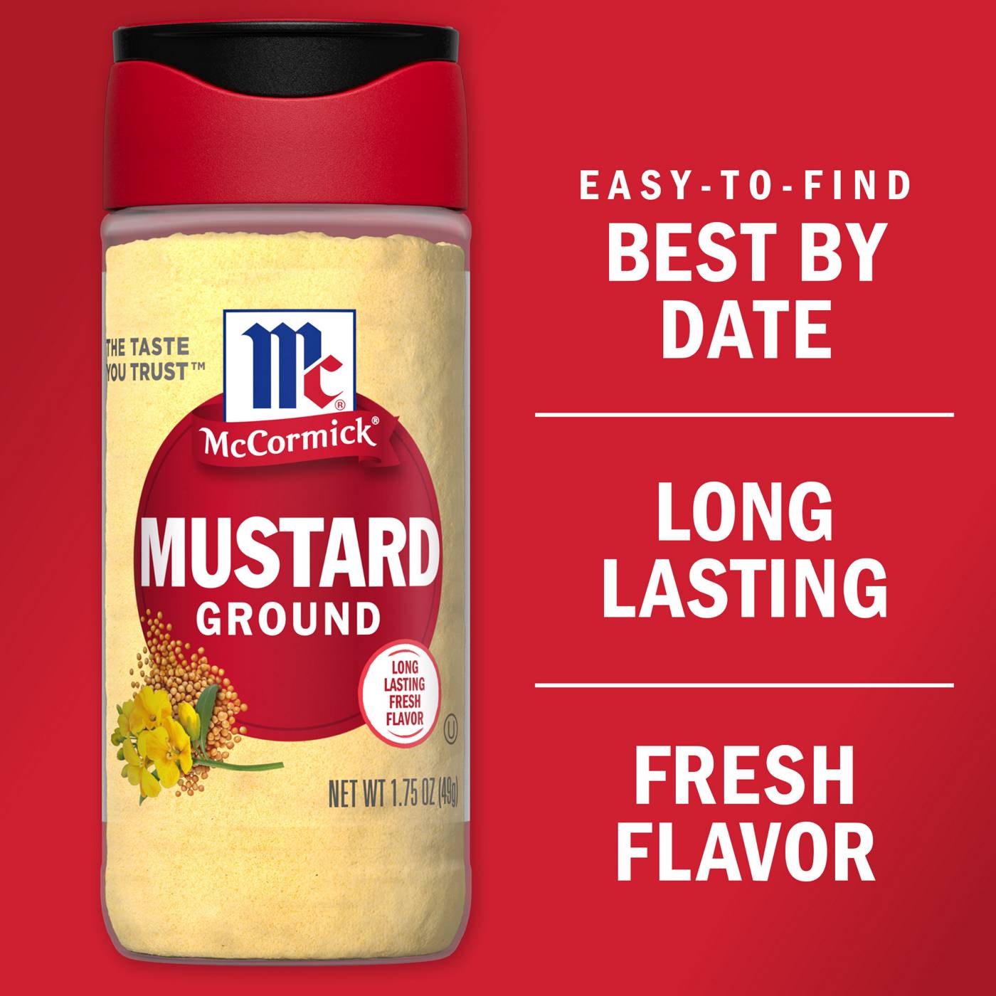 McCormick Ground Mustard - Shop Herbs & spices at H-E-B