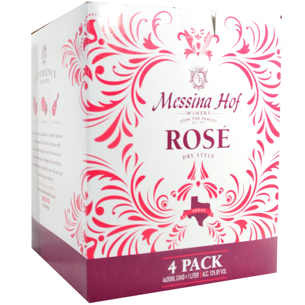 Messina Hof Rose 250 mL Cans - Shop Wine at H-E-B