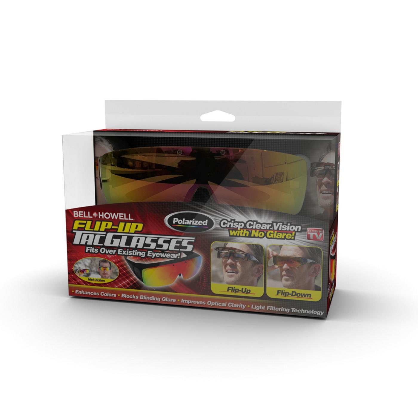 As Seen On Tv Bell And Howell Flip Up Polarized Tac Glasses Shop