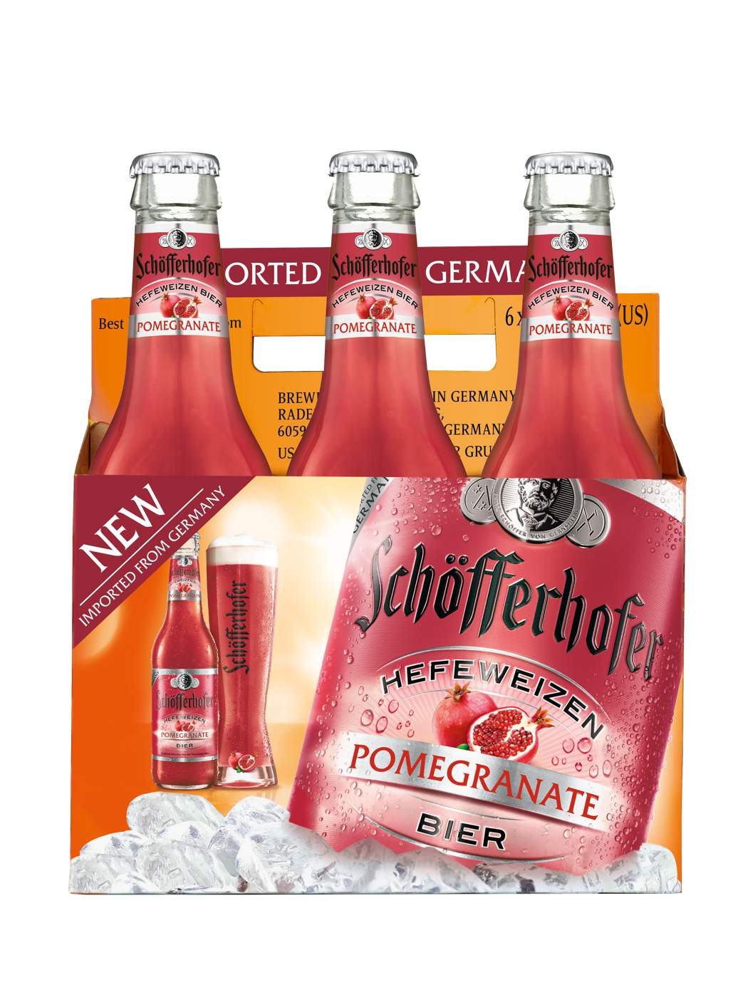 Schofferhofer Pomegranate Hefeweizen Beer 11.2 oz Bottles - Shop Beer ...
